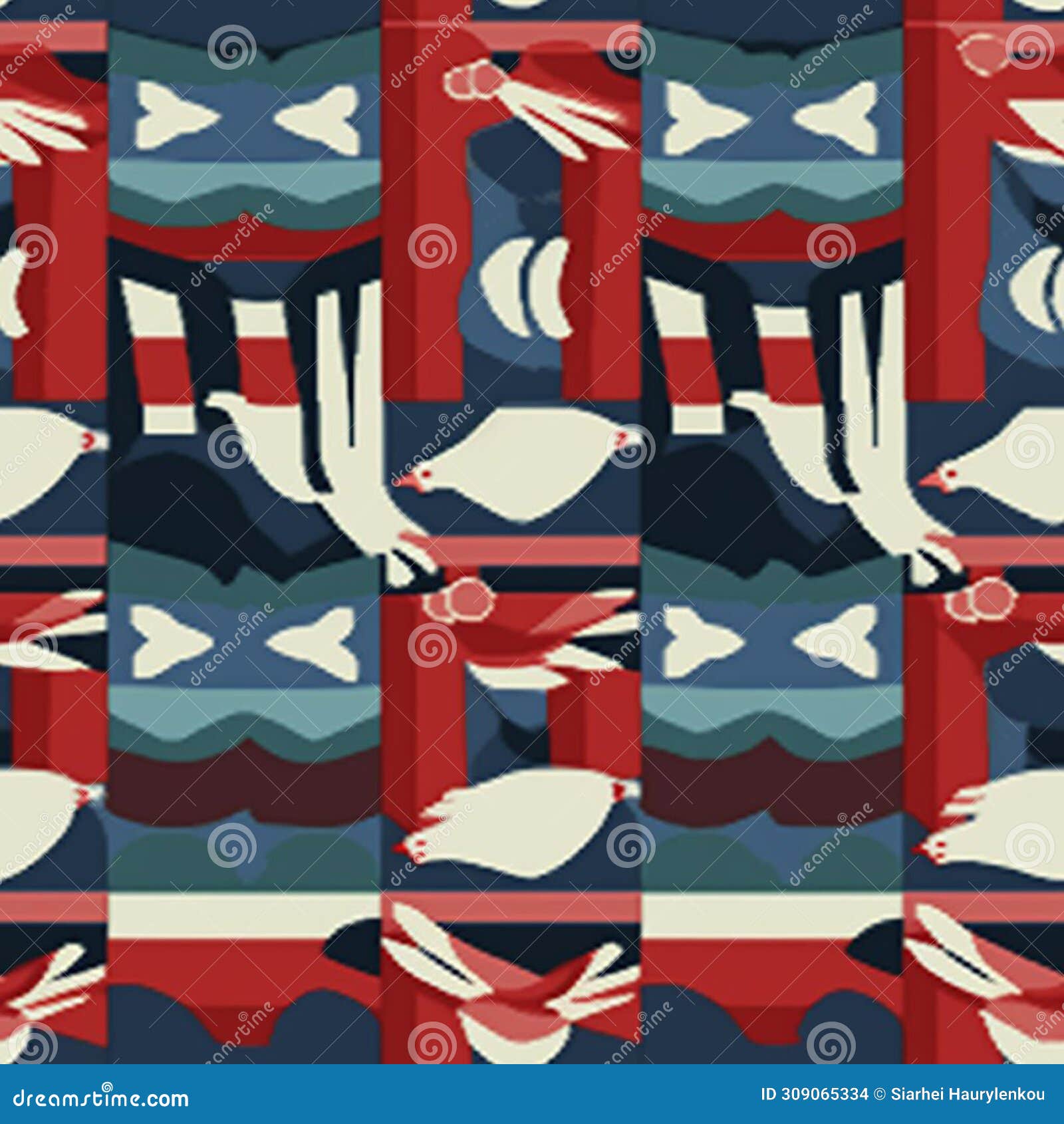 A Seamless Pattern with a Contemporary Design that Creates an Elegant ...
