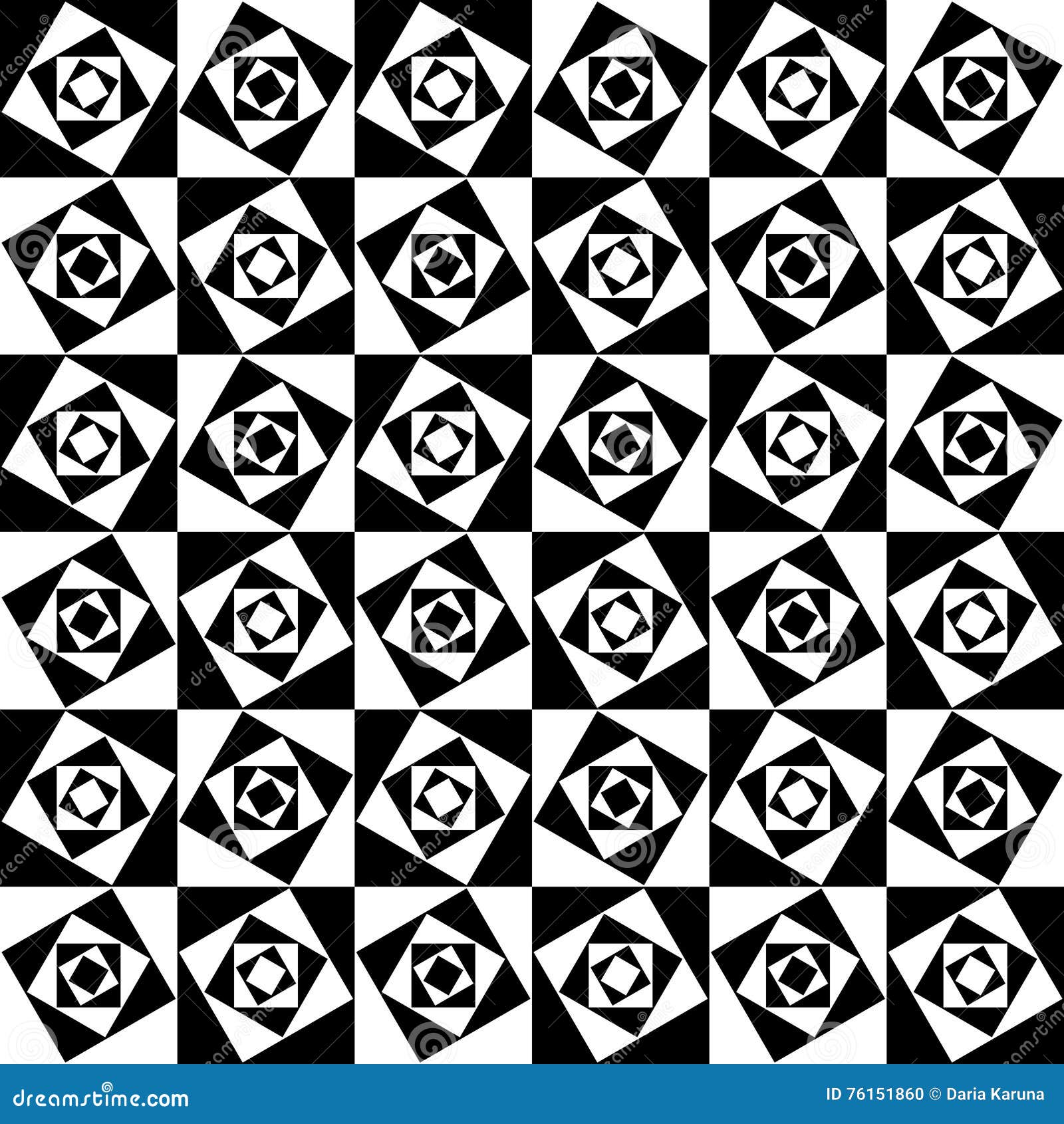 Seamless Pattern of Contrasting Shapes. Stock Vector - Illustration of ...