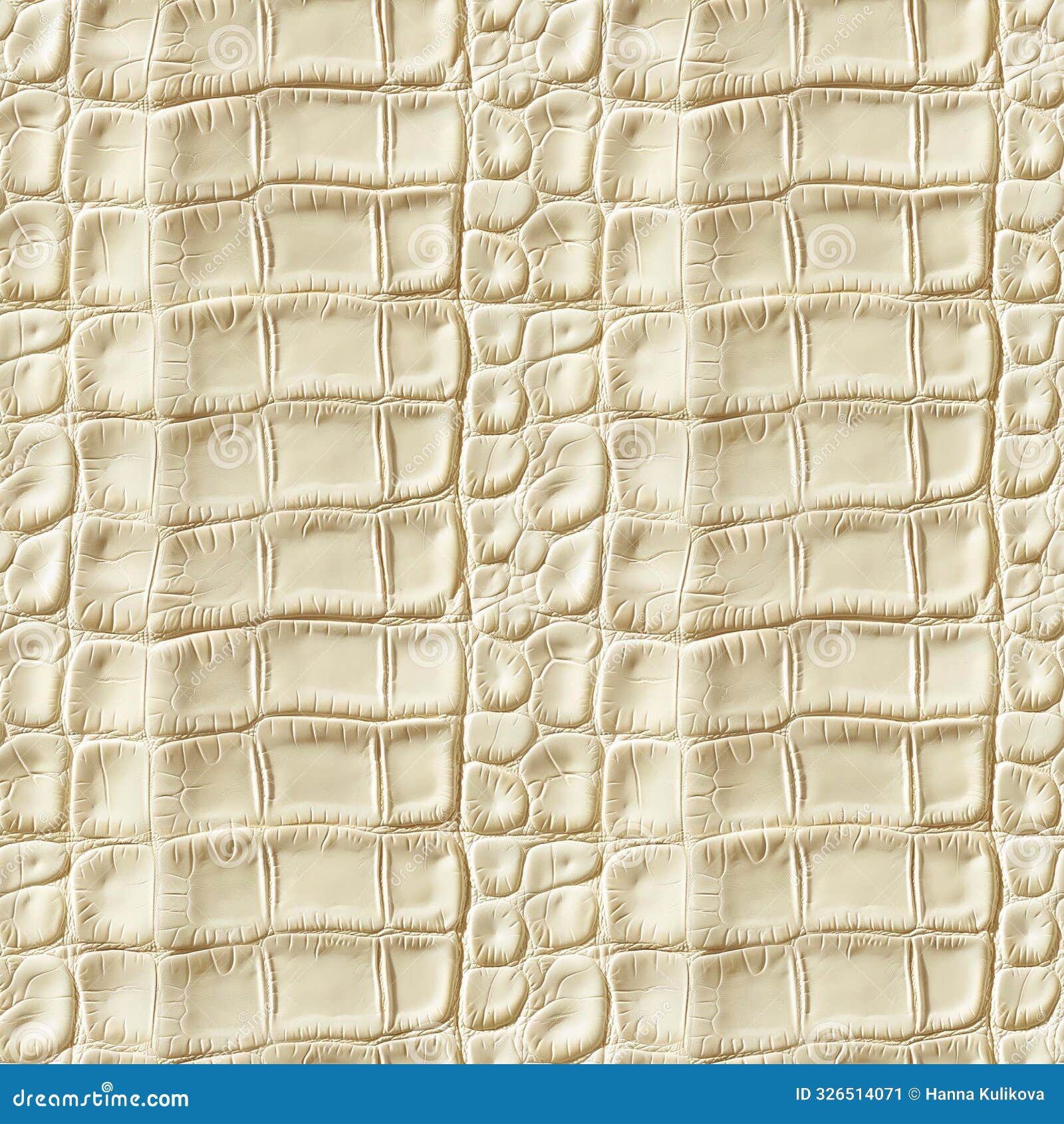 Seamless Pattern with Cream Crocodile Leather Texture. Stock ...