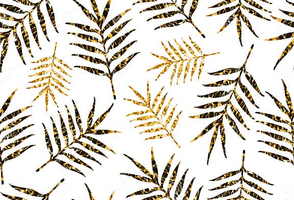 Seamless Pattern from the Creative Leaves Stock Vector - Illustration ...