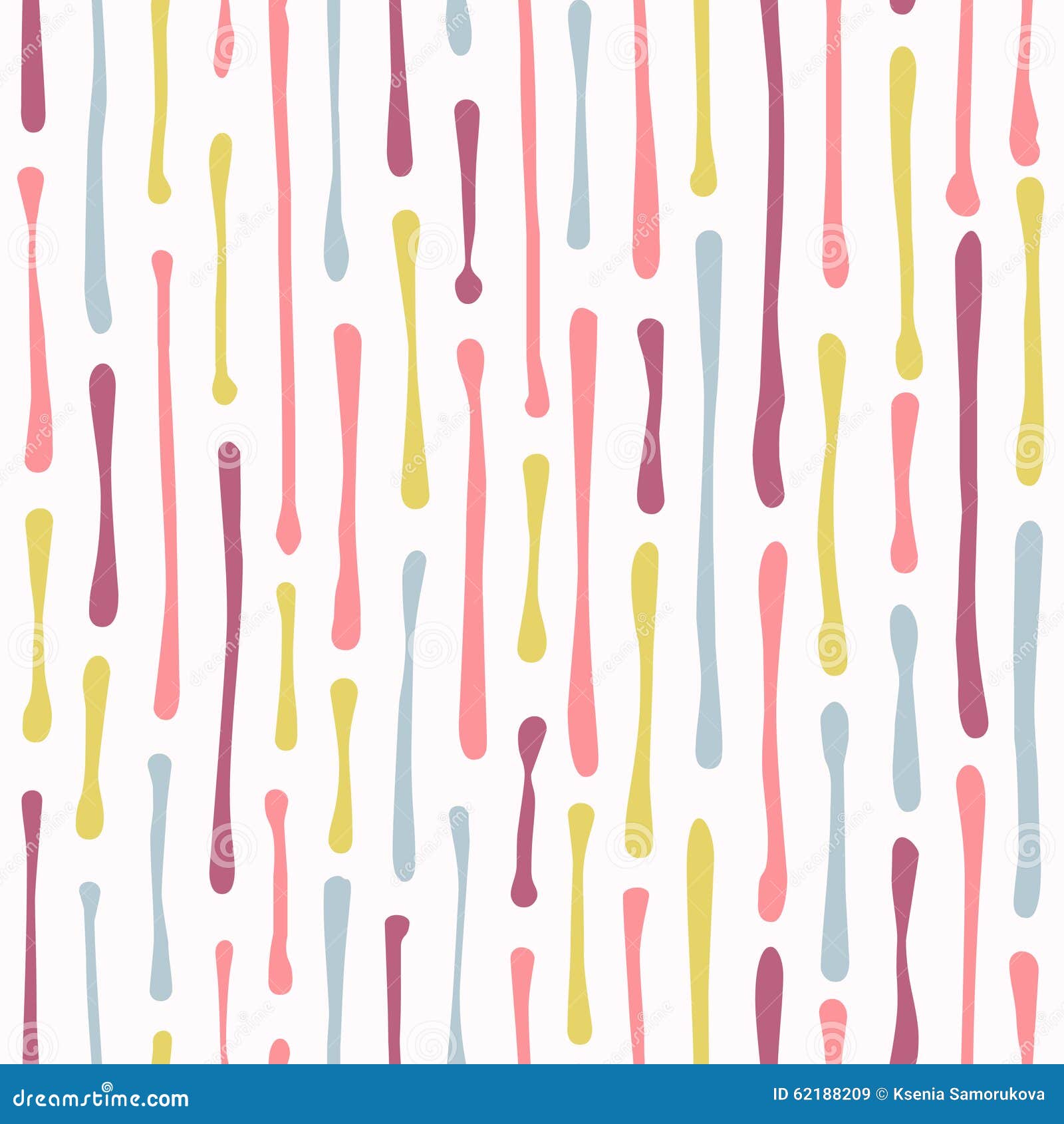 Seamless Pattern - Crooked Lines Stock Vector - Illustration of paper ...