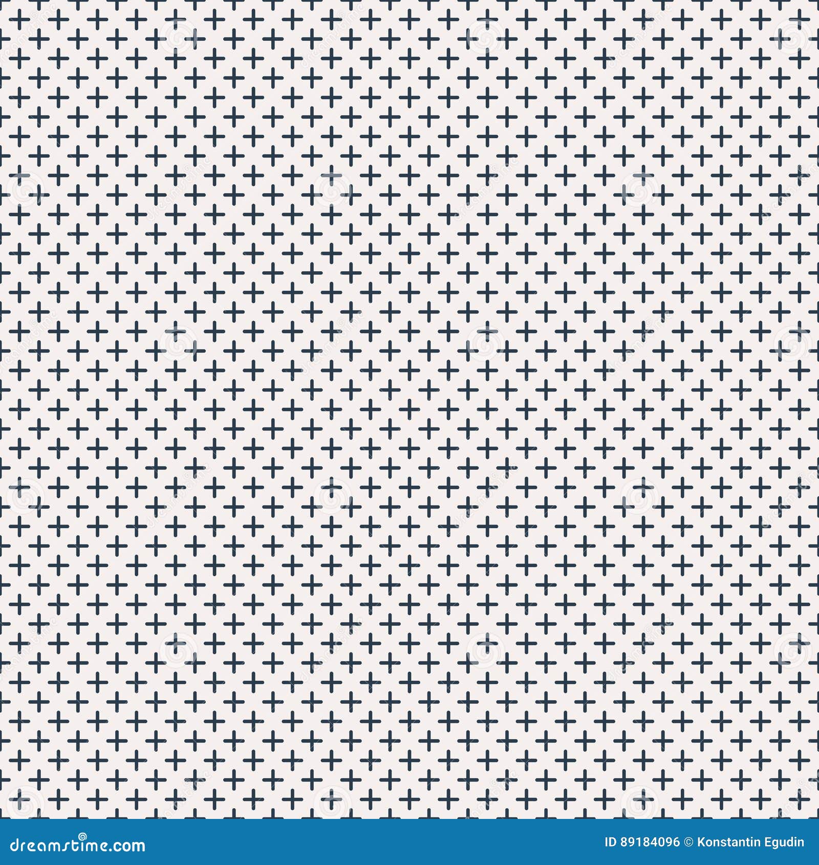 Seamless Pattern with Crosses Stock Vector - Illustration of retro ...