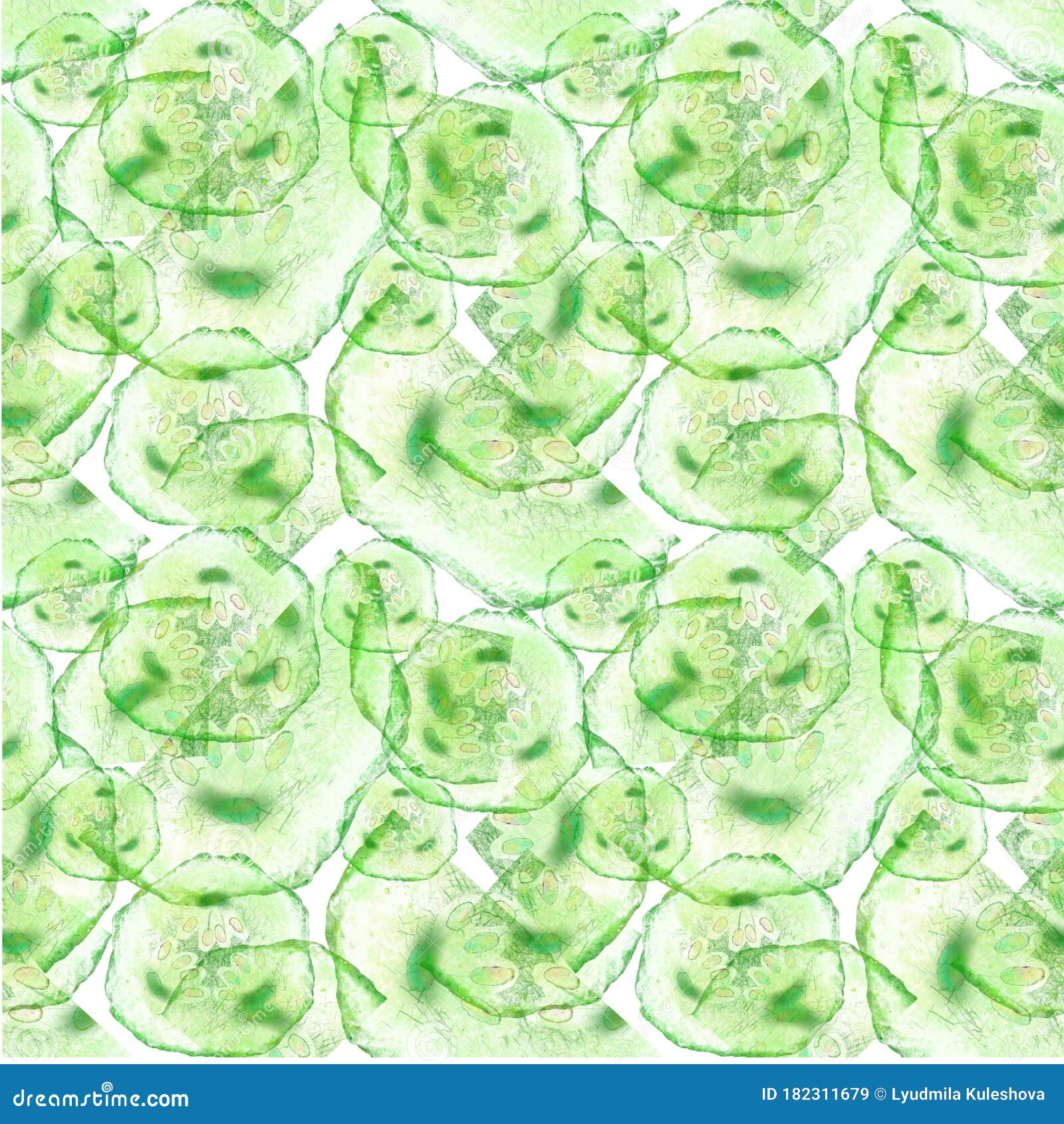 Seamless pattern cucumbers stock illustration. Illustration of ...