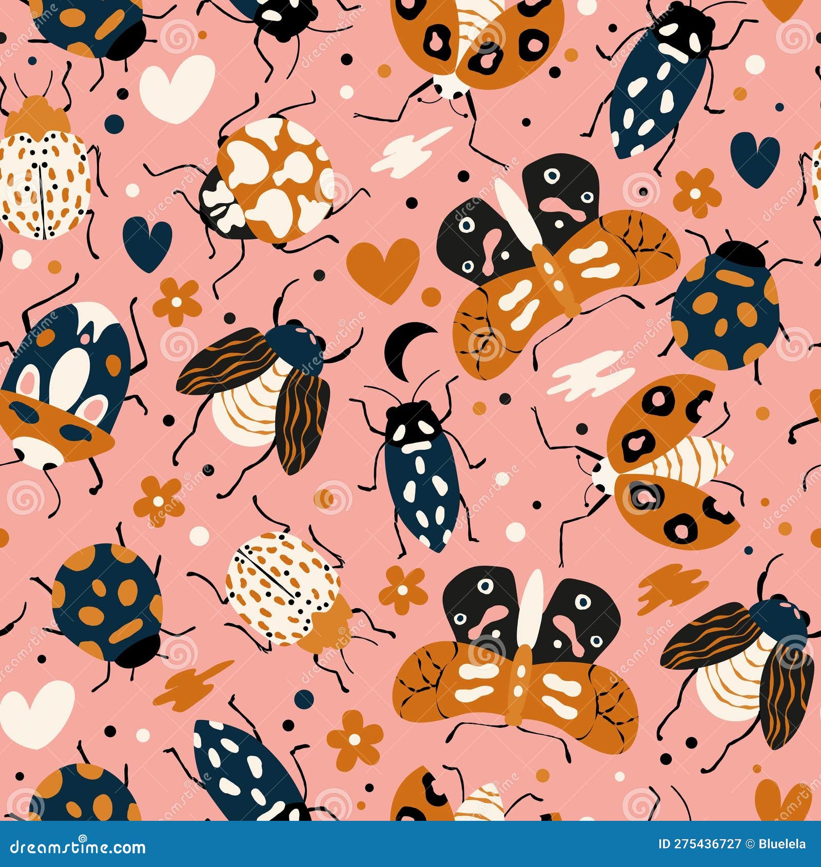 Bugs, Beetles, Watercolor Illustration , Hand-drawn Beetle, Cute ...