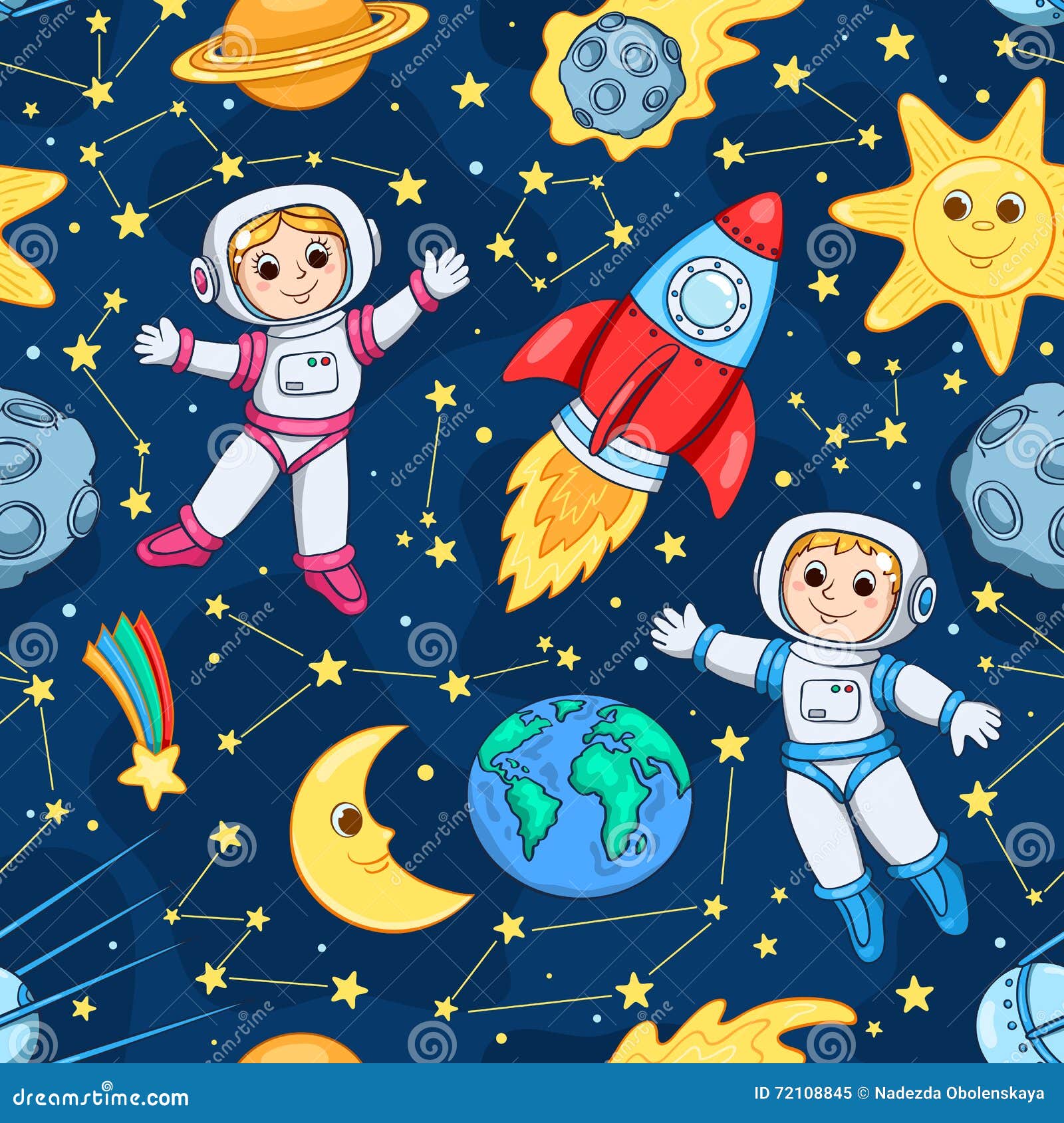 Little Astronaut Clip Art