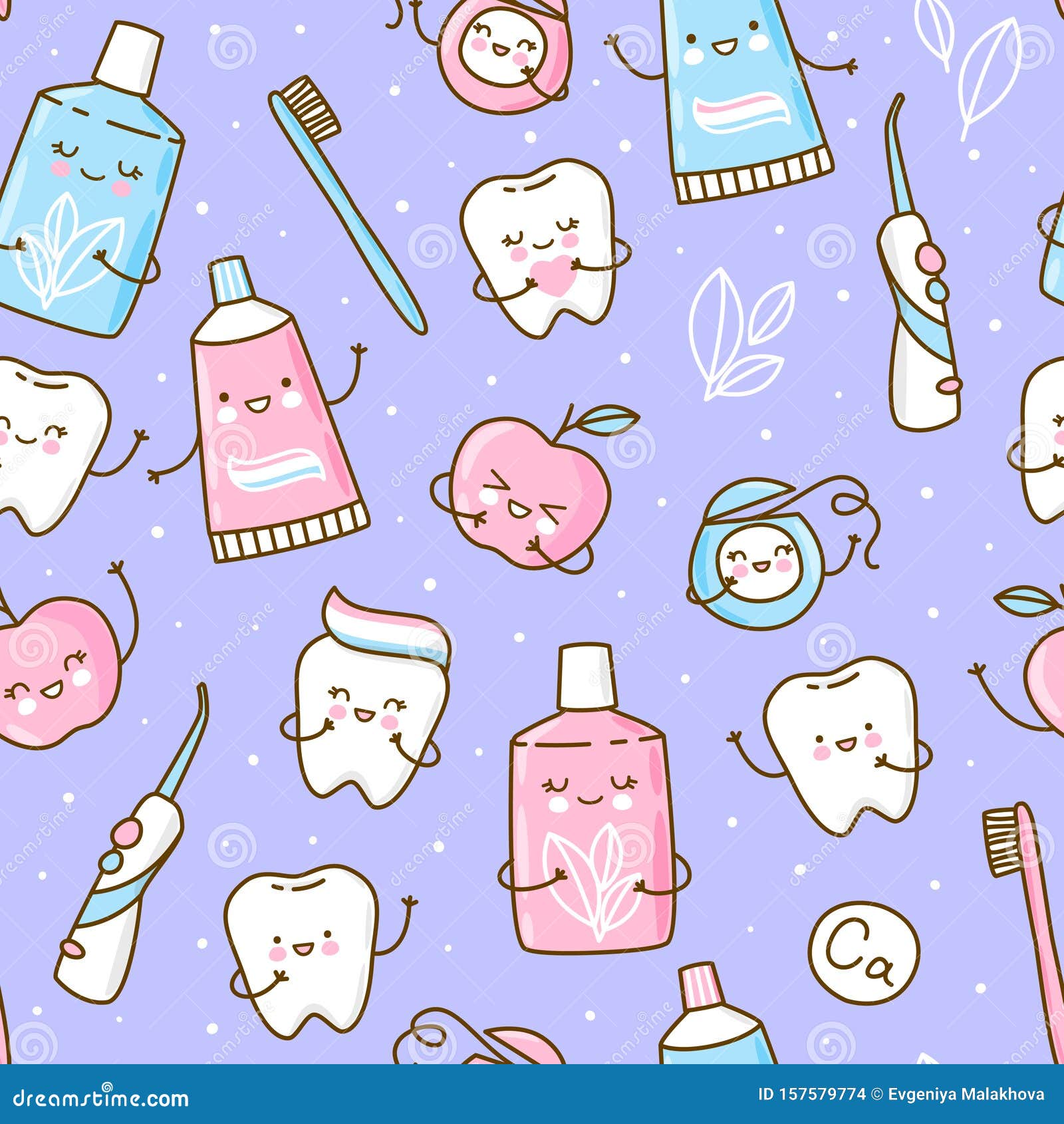 Cute Tooth Background