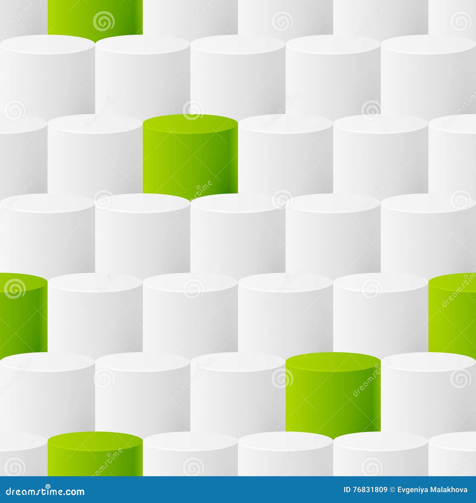 Seamless Pattern With Cylinders Cartoon Vector | CartoonDealer.com ...