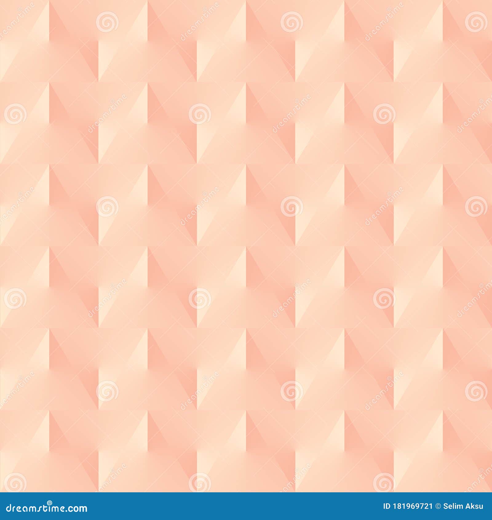 Seamless Pattern Dark Orange and Light Orage Shapes. Stock Illustration ...