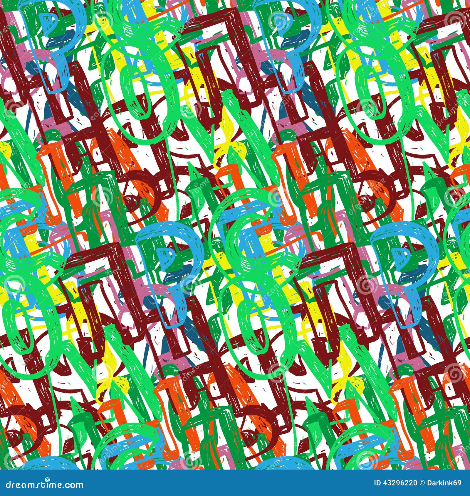 Sketch Cyrillic Font, Board With A Set Of Symbols, Alphabet And Numbers ...