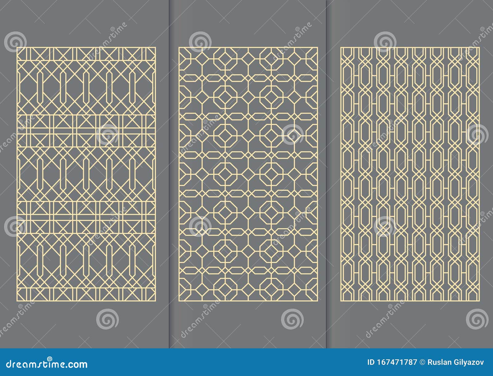 Seamless Pattern for Decorative Panels. Stock Vector - Illustration of ...