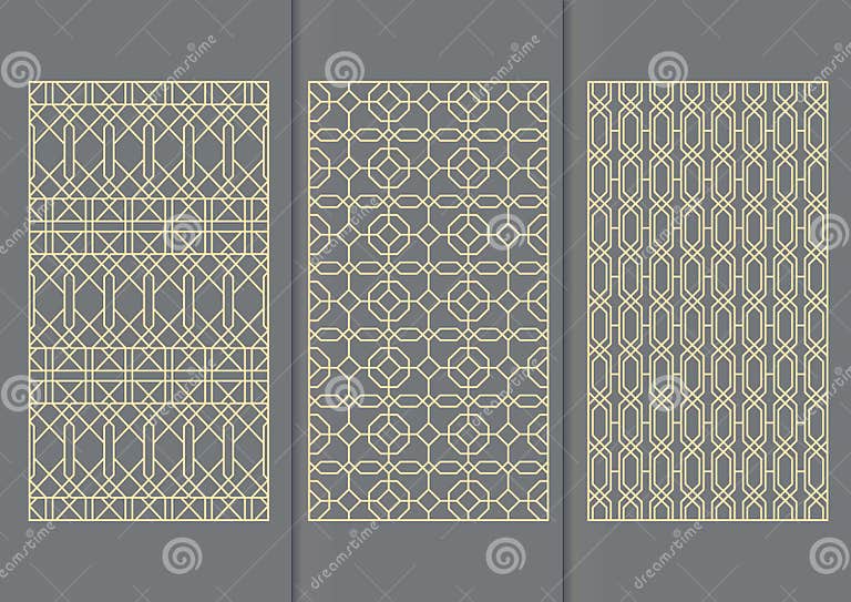 Seamless Pattern for Decorative Panels. Stock Vector - Illustration of ...