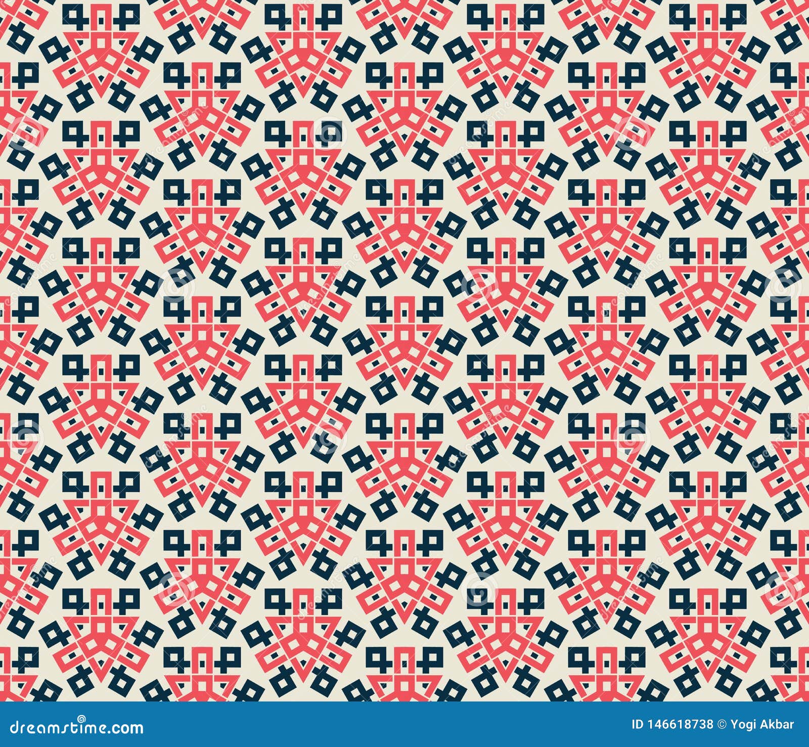 Seamless Pattern Decorative Symmetries, Ornament Pattern Vector ...