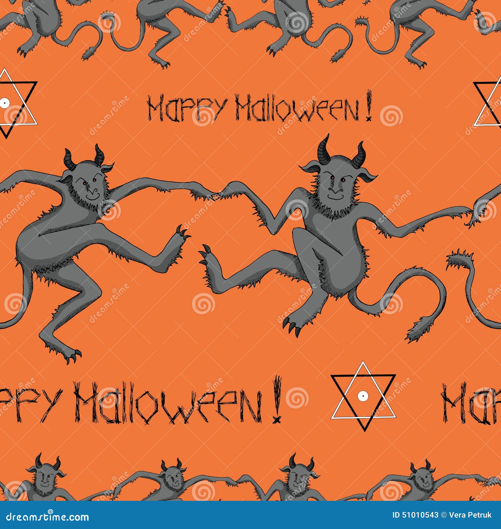 Dancing Devils Illustration, Stick Figure Dancers Isolated Icons, Funny ...