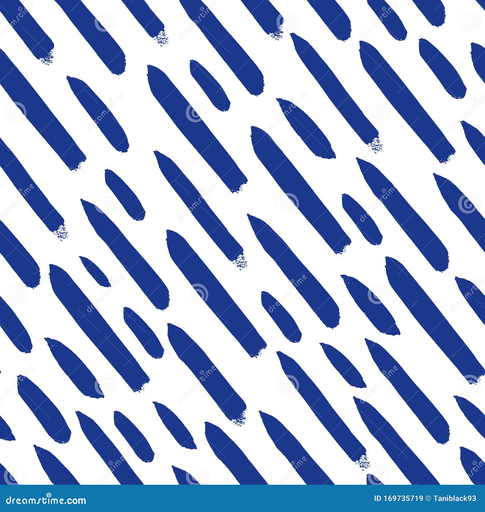 Seamless Pattern with Diagonal Brush Strokes. Vector Illustration with ...