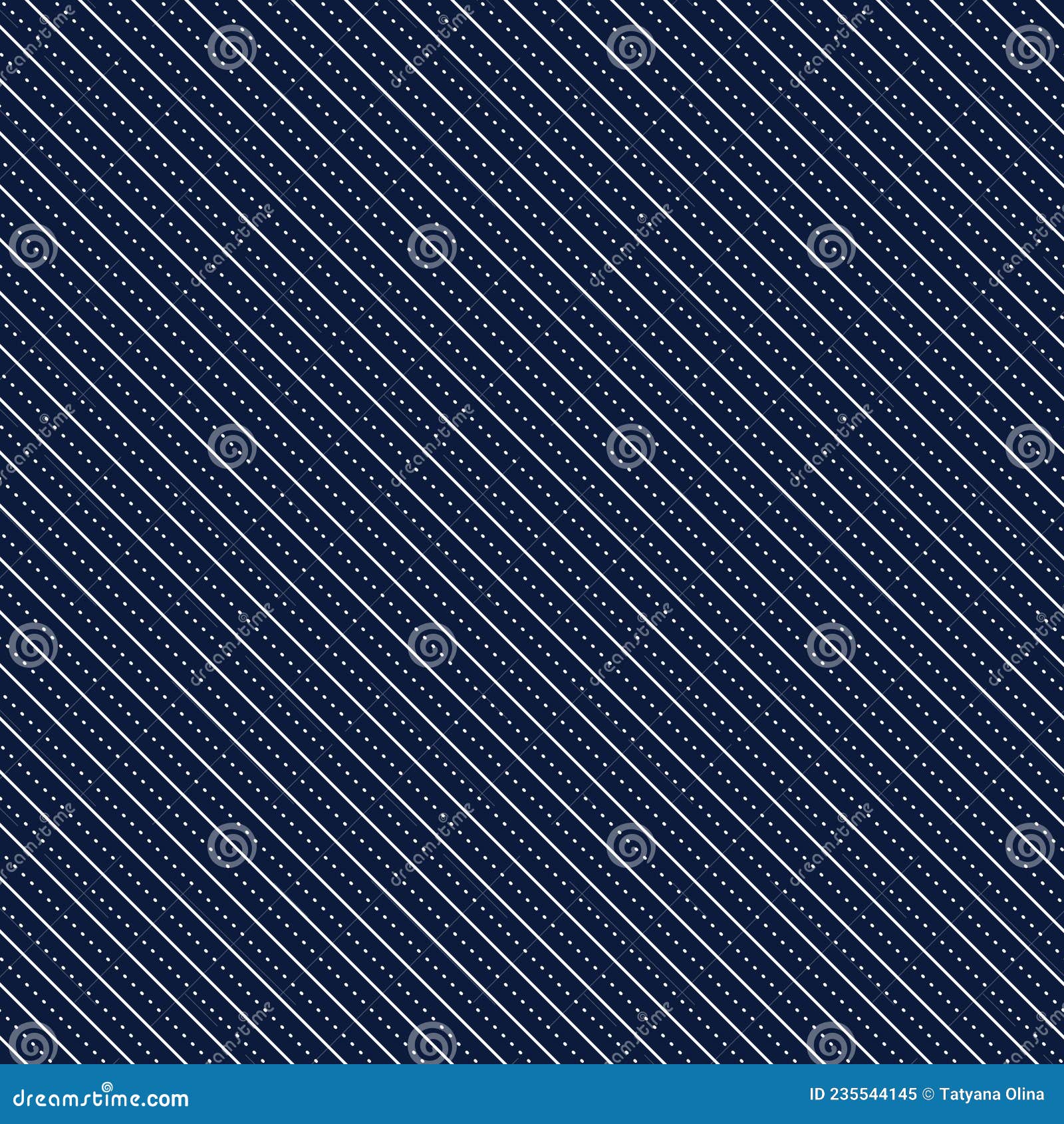 Seamless Pattern with Diagonal Lines on Blue Background Stock Vector ...