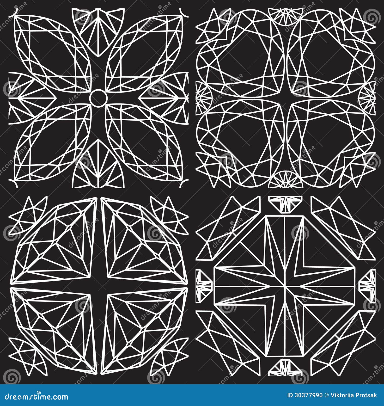 Seamless Pattern from Diamond Cutting Stock Vector - Illustration of ...
