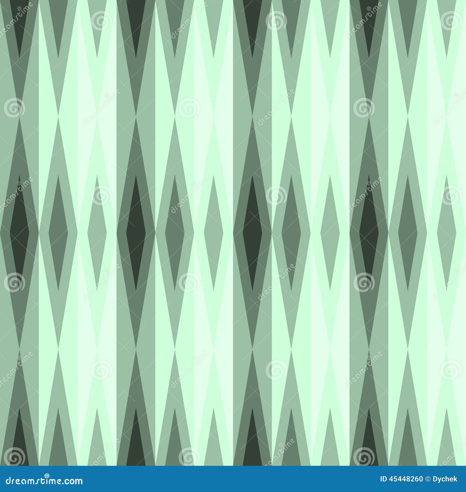 Seamless Pattern with Diamonds in Green Color Stock Vector ...