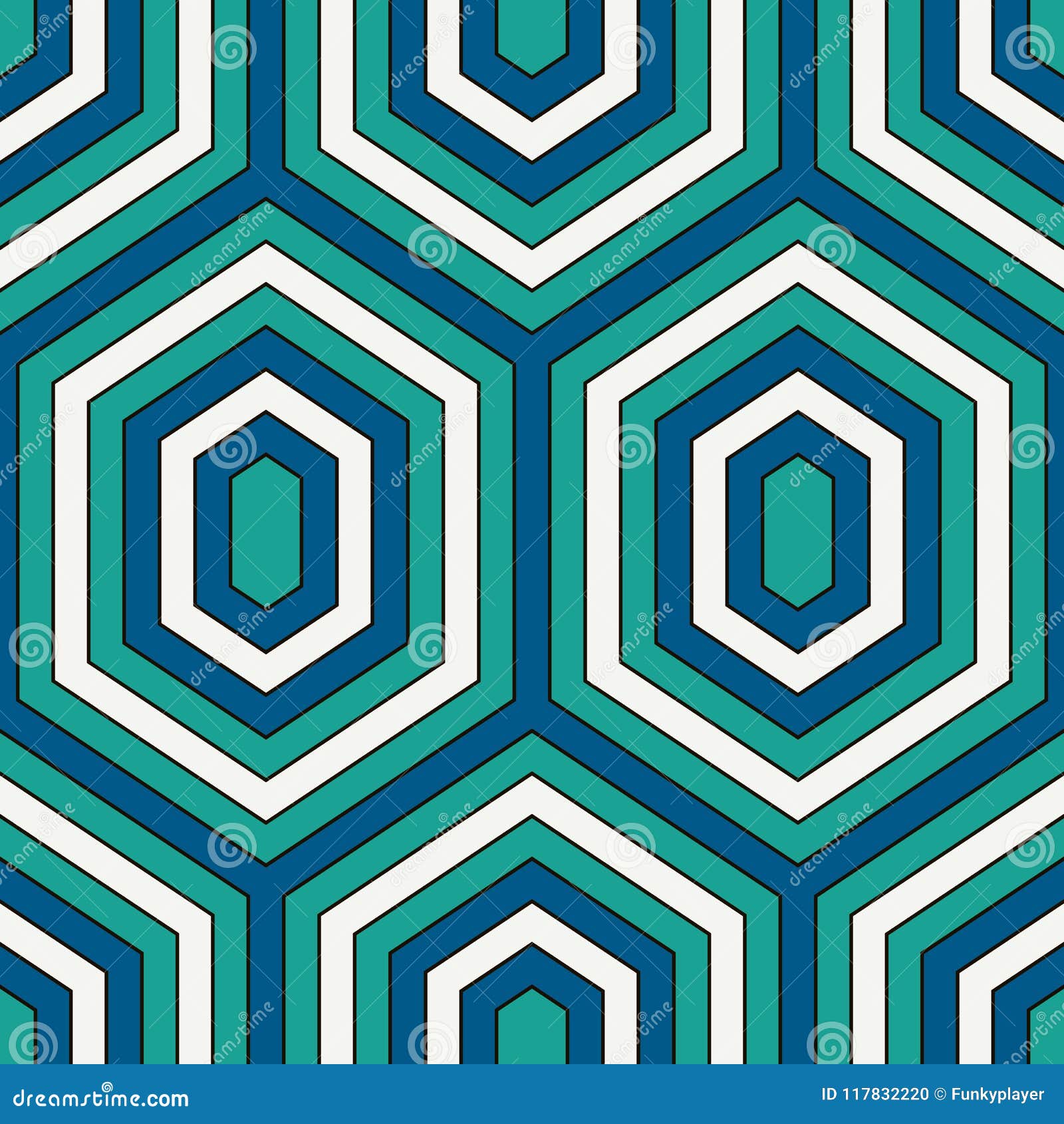 Seamless Pattern with Diamonds. Turtle Shell Motif. Honeycomb Wallpaper ...