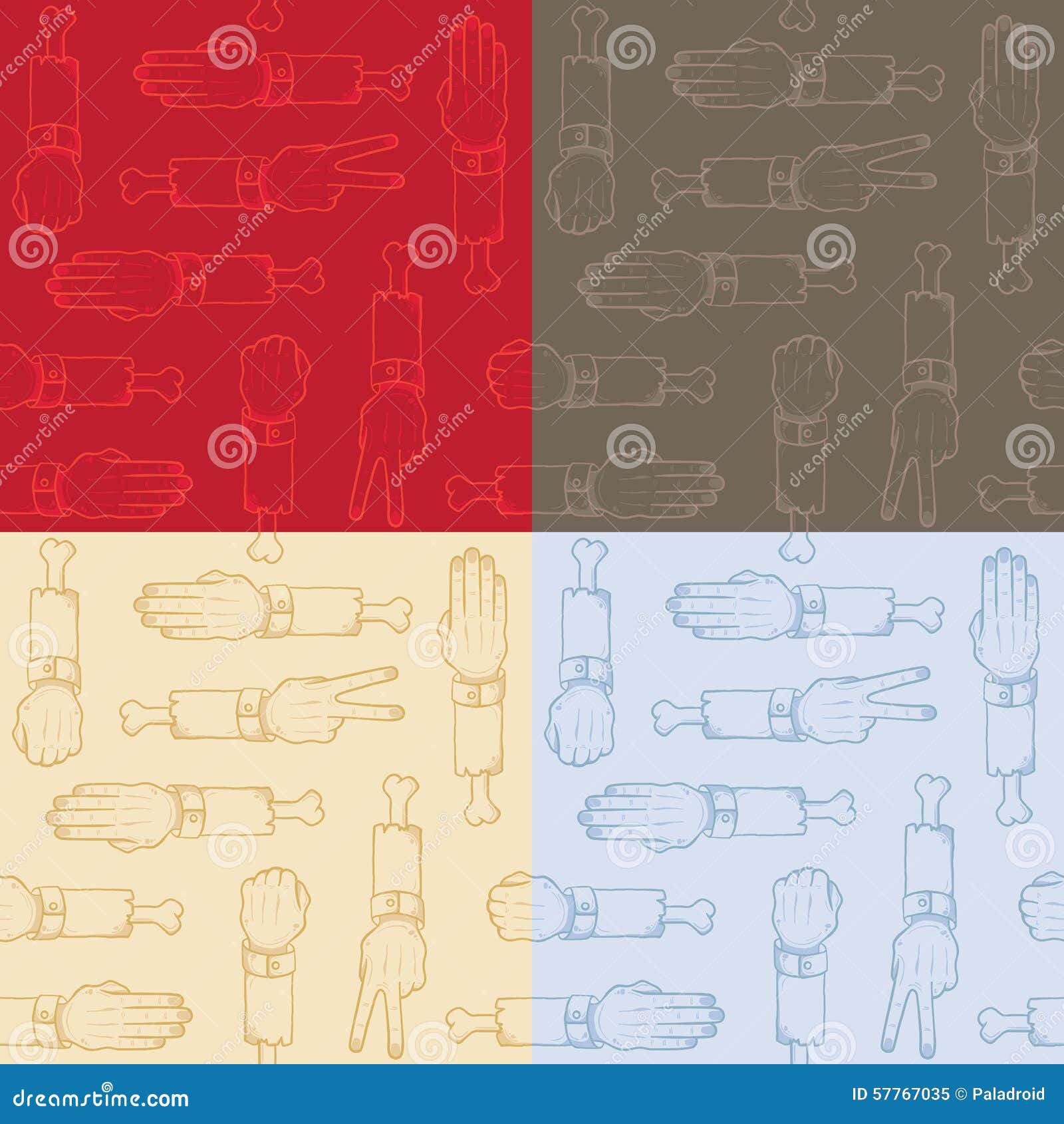 Seamless pattern stock vector. Illustration of collection - 57767035