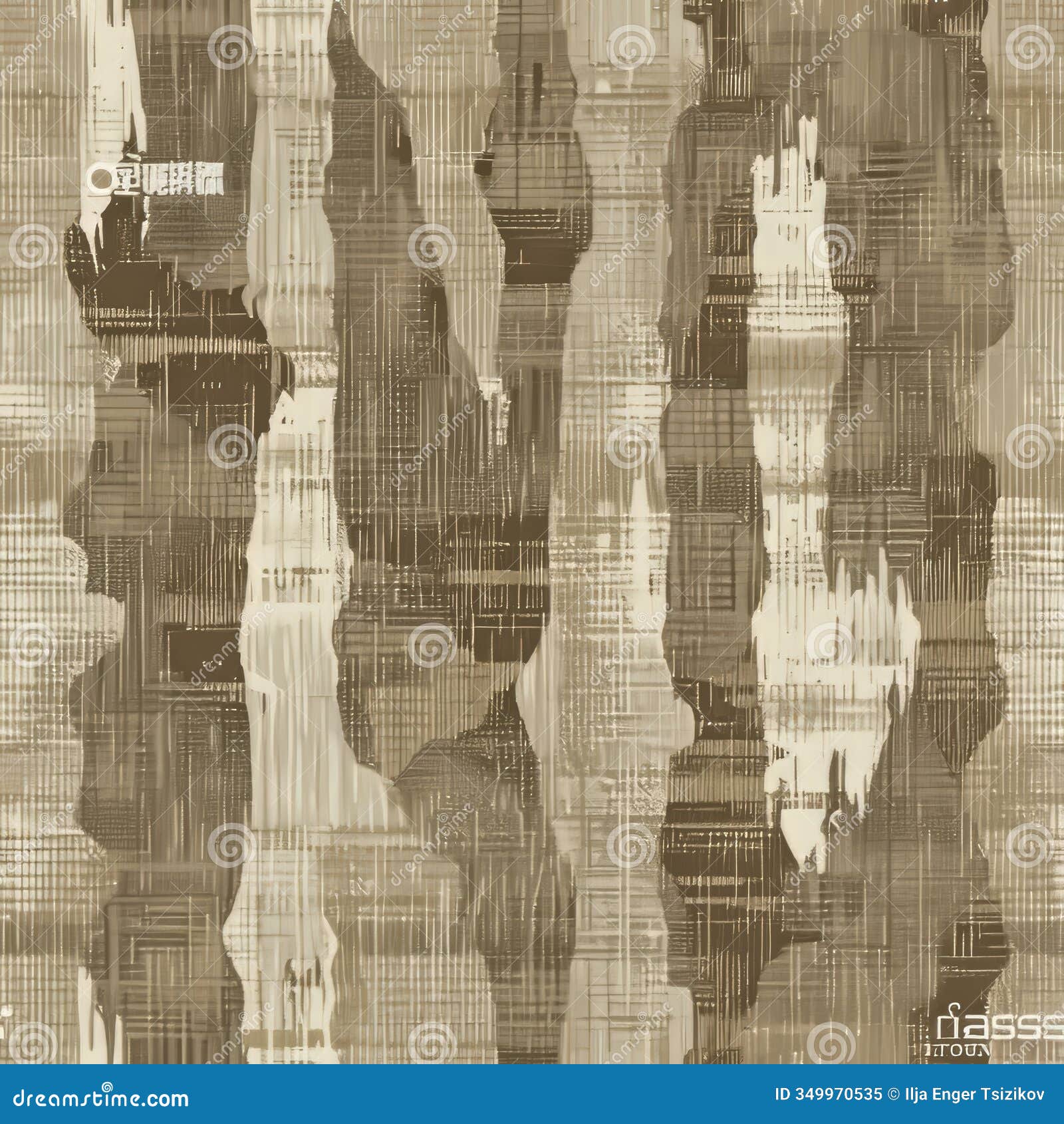Seamless Pattern, Distressed Fabric Texture, Muted Color Palette ...