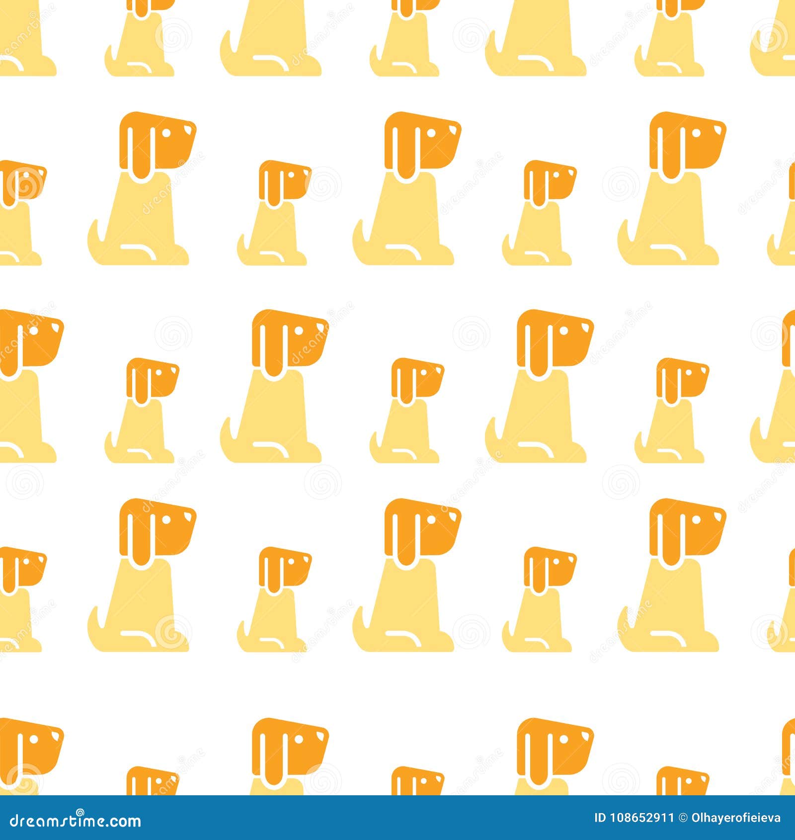 Seamless pattern with dogs stock vector. Illustration of seamless ...