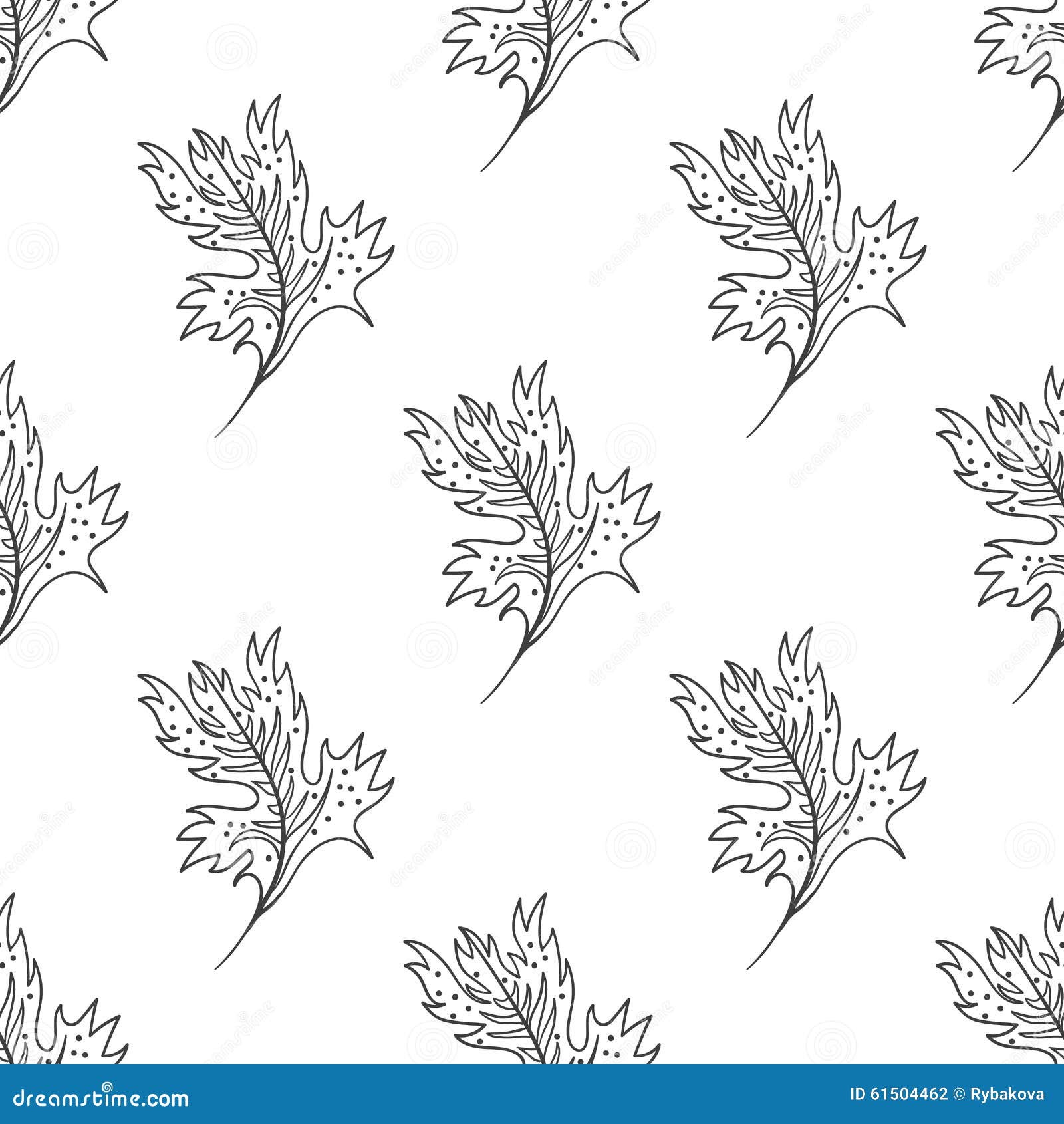 Seamless Pattern with Doodle Stock Illustration - Illustration of line ...