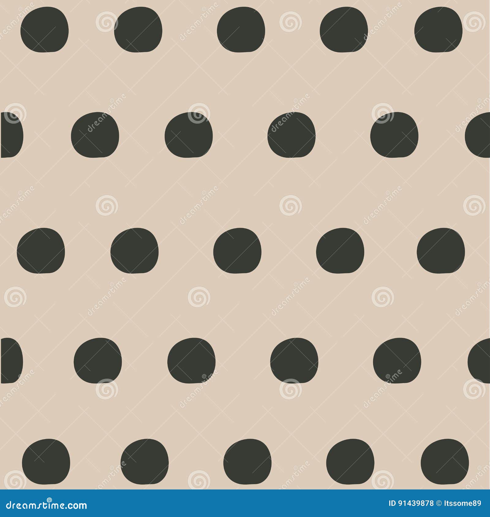 Seamless pattern dots-3 stock vector. Illustration of pastel - 91439878