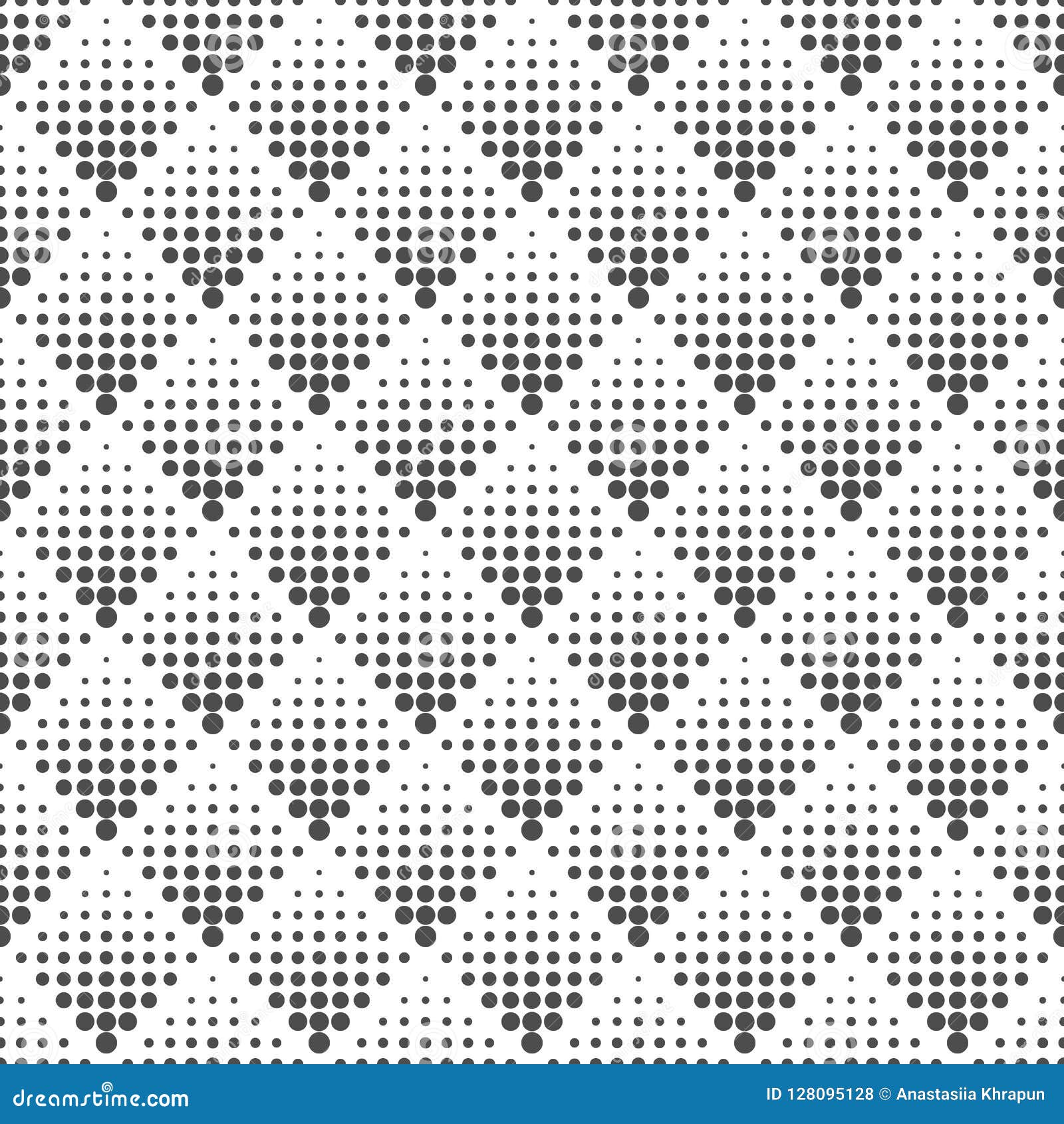 Seamless Pattern of Dots. Geometric Dotted Background Stock Vector ...