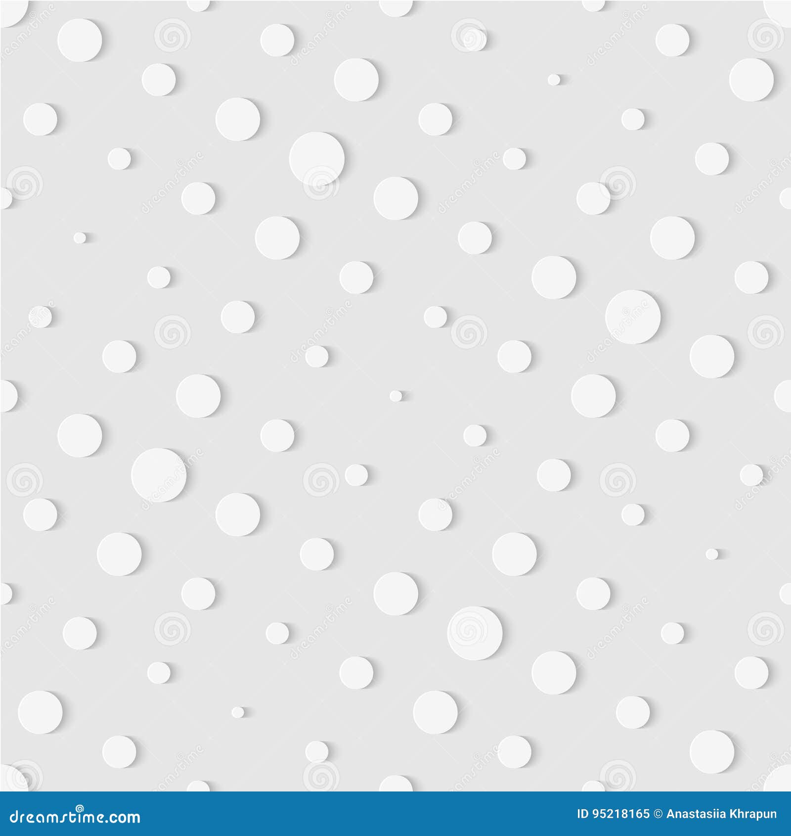 Seamless Pattern of Dots. Geometric Dotted Wallpaper Stock Vector ...