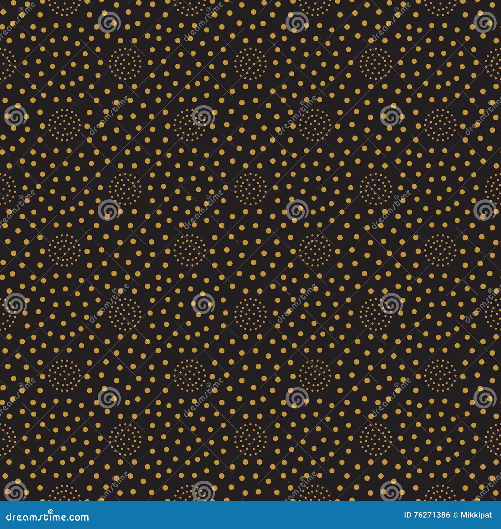 Seamless Pattern with Dotted Circles. Wallpaper Design. Print Texture ...