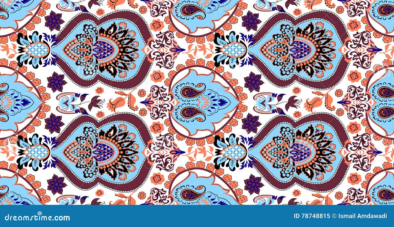 Seamless pattern draw stock illustration. Illustration of draw - 78748815