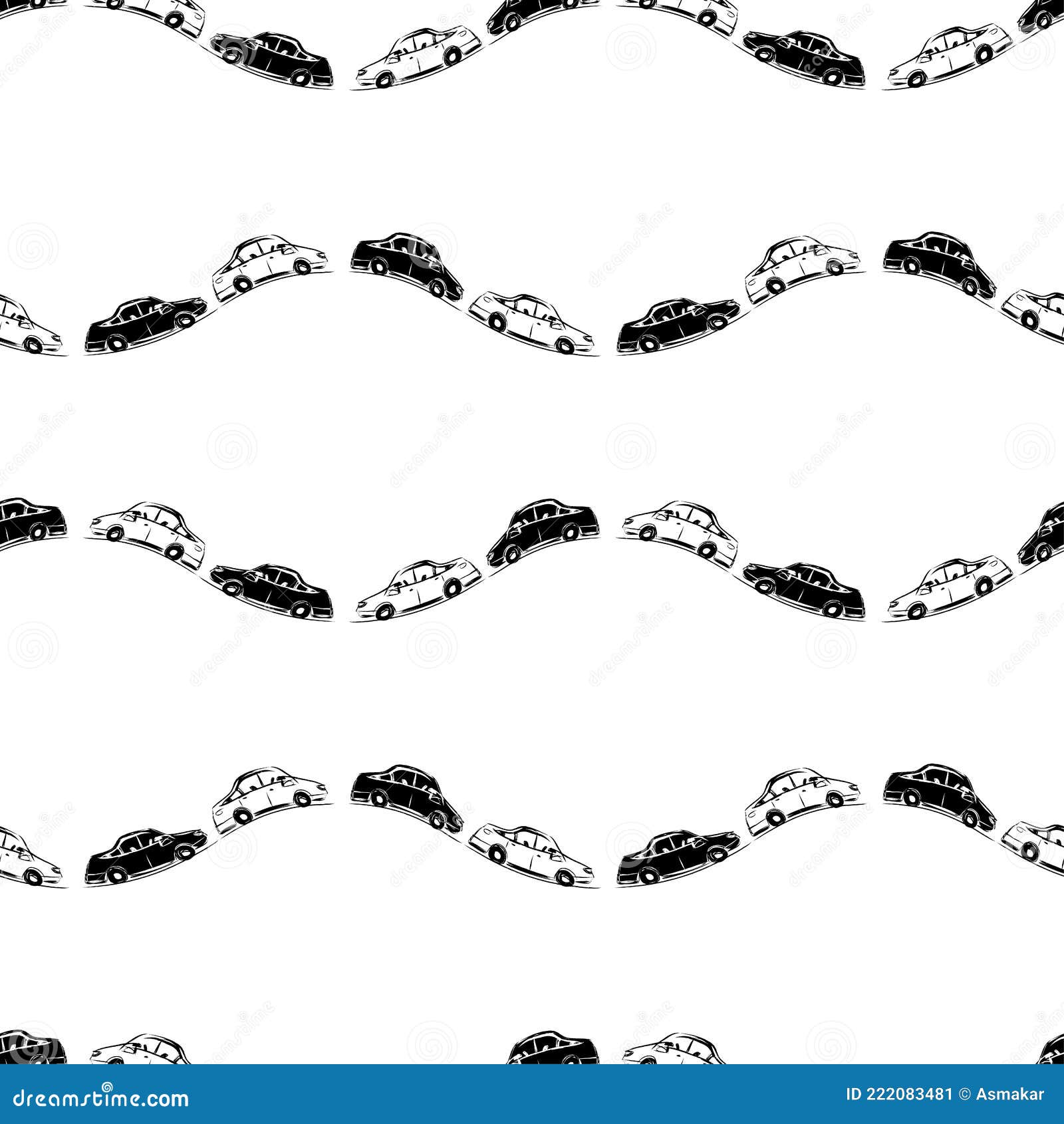 Abstract Cars Icon For Boy. Childish Style Wheel Auto Illustration ...