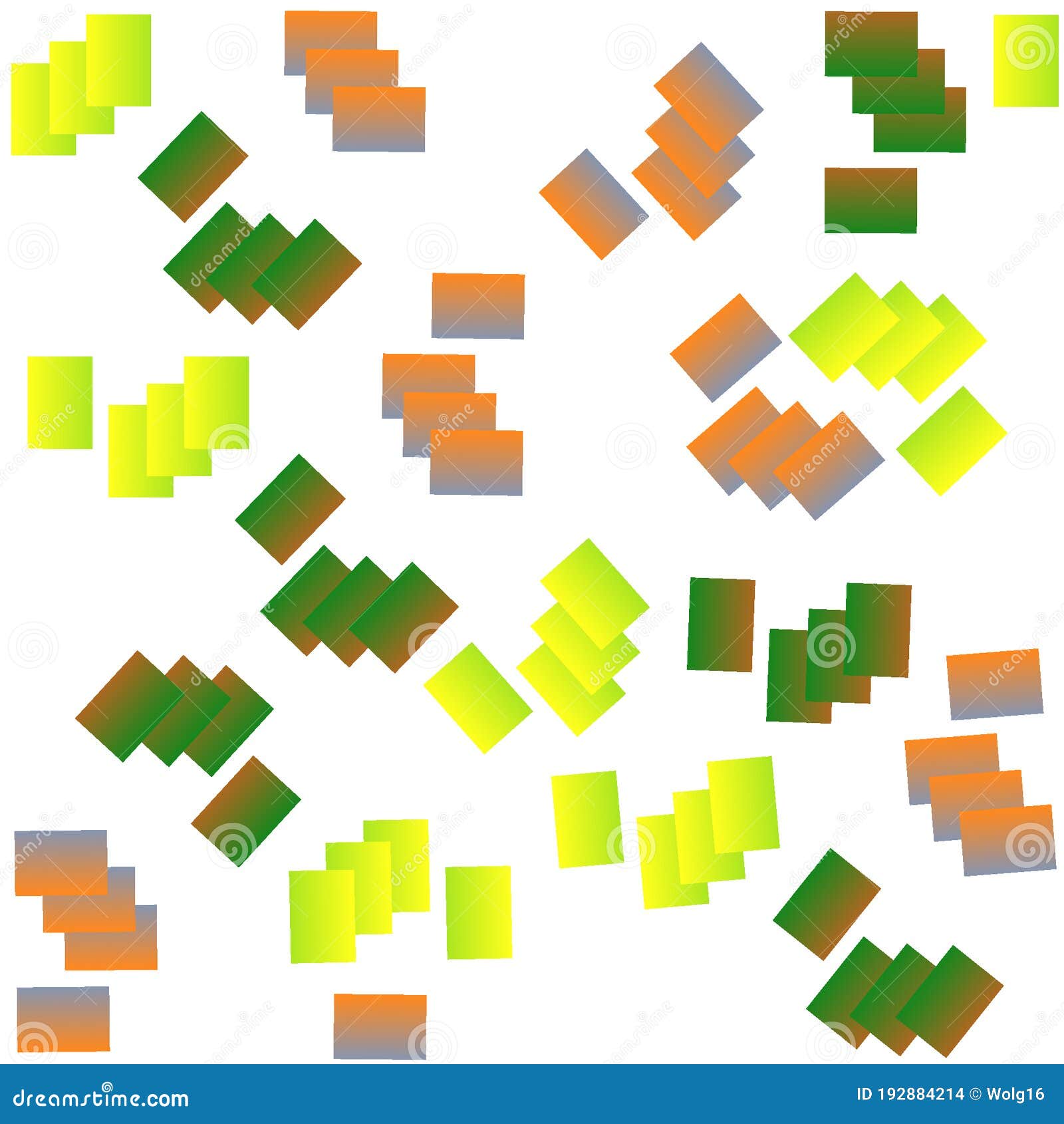 Groups of Rectangles in Three Gradient Colors for Textiles. Stock ...