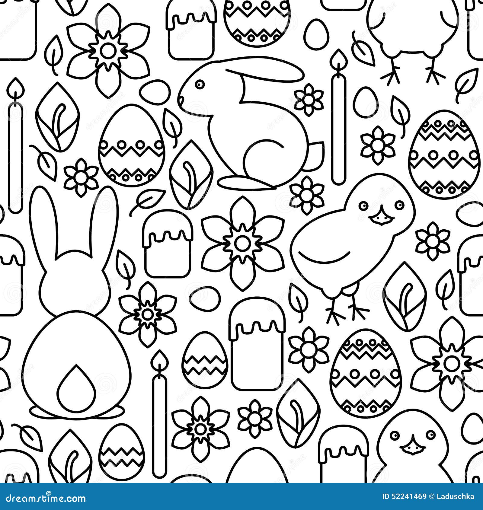 Easter Symbols Set Vector Illustration | CartoonDealer.com #38869090