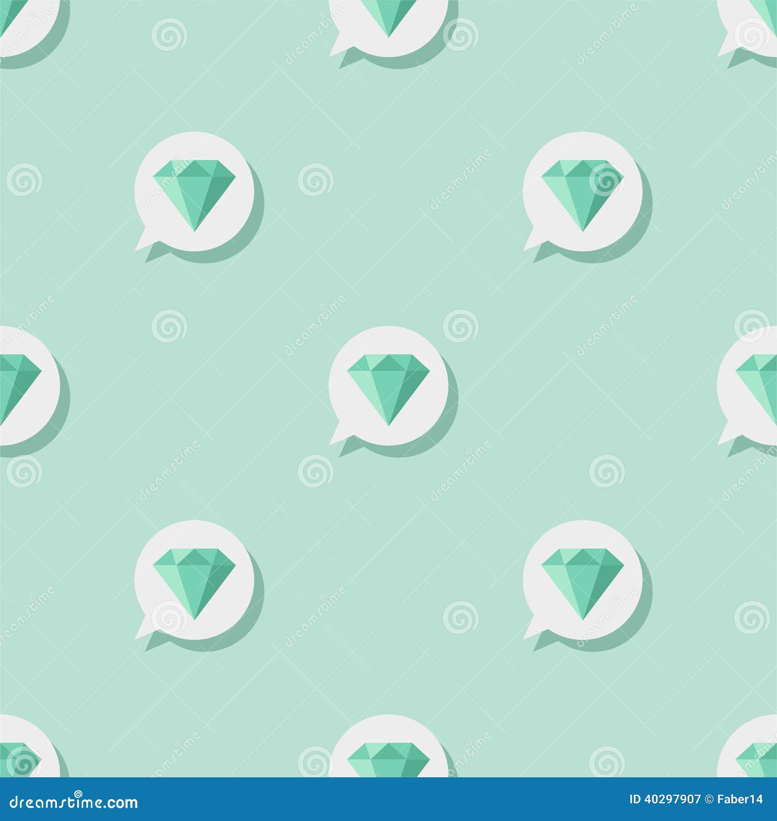 Seamless Pattern with Emerald Stock Vector - Illustration of backdrop ...