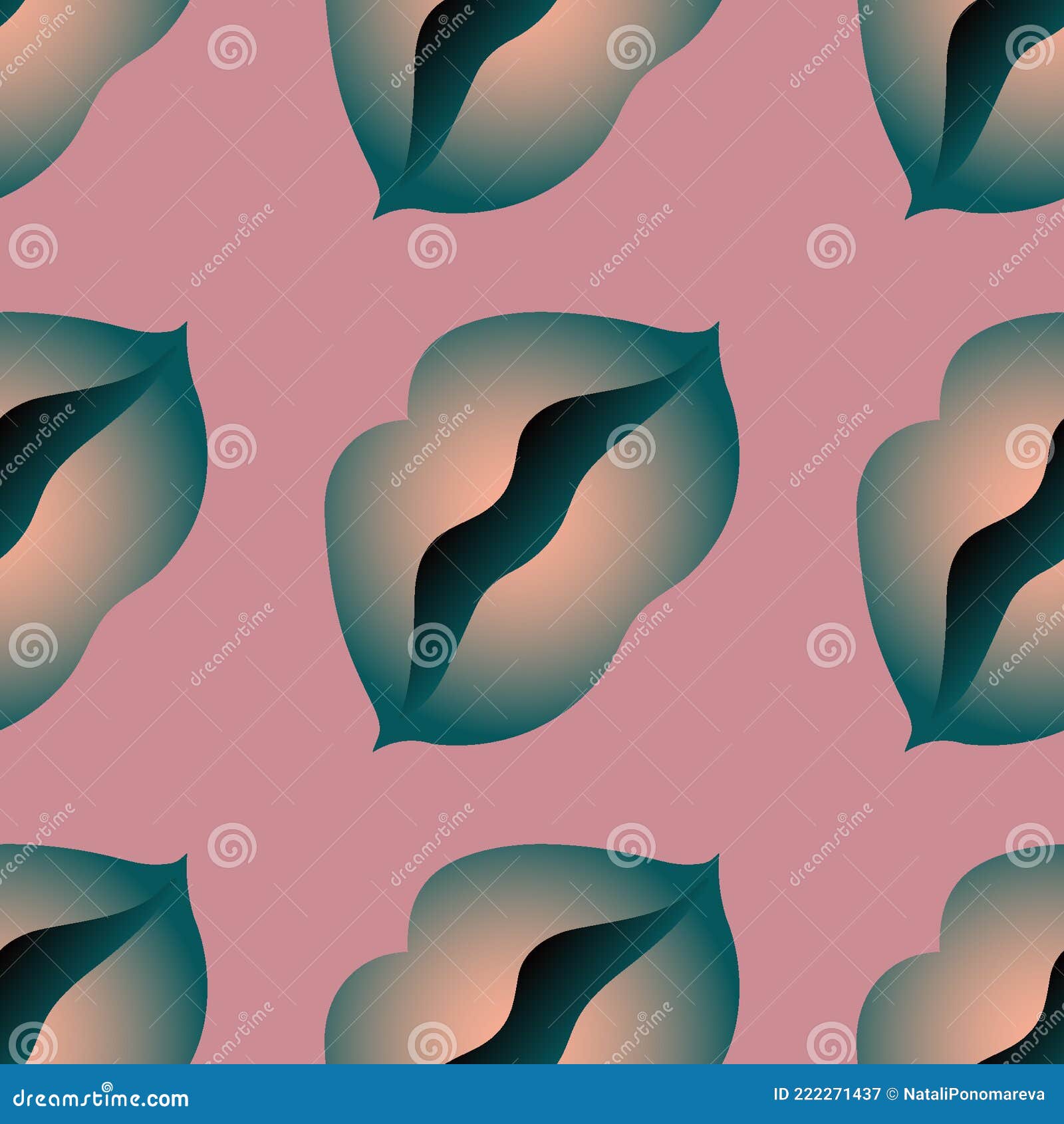 Stylized Lips, Half-open Mouth - Isolate, Graphics. the Bohemian World ...