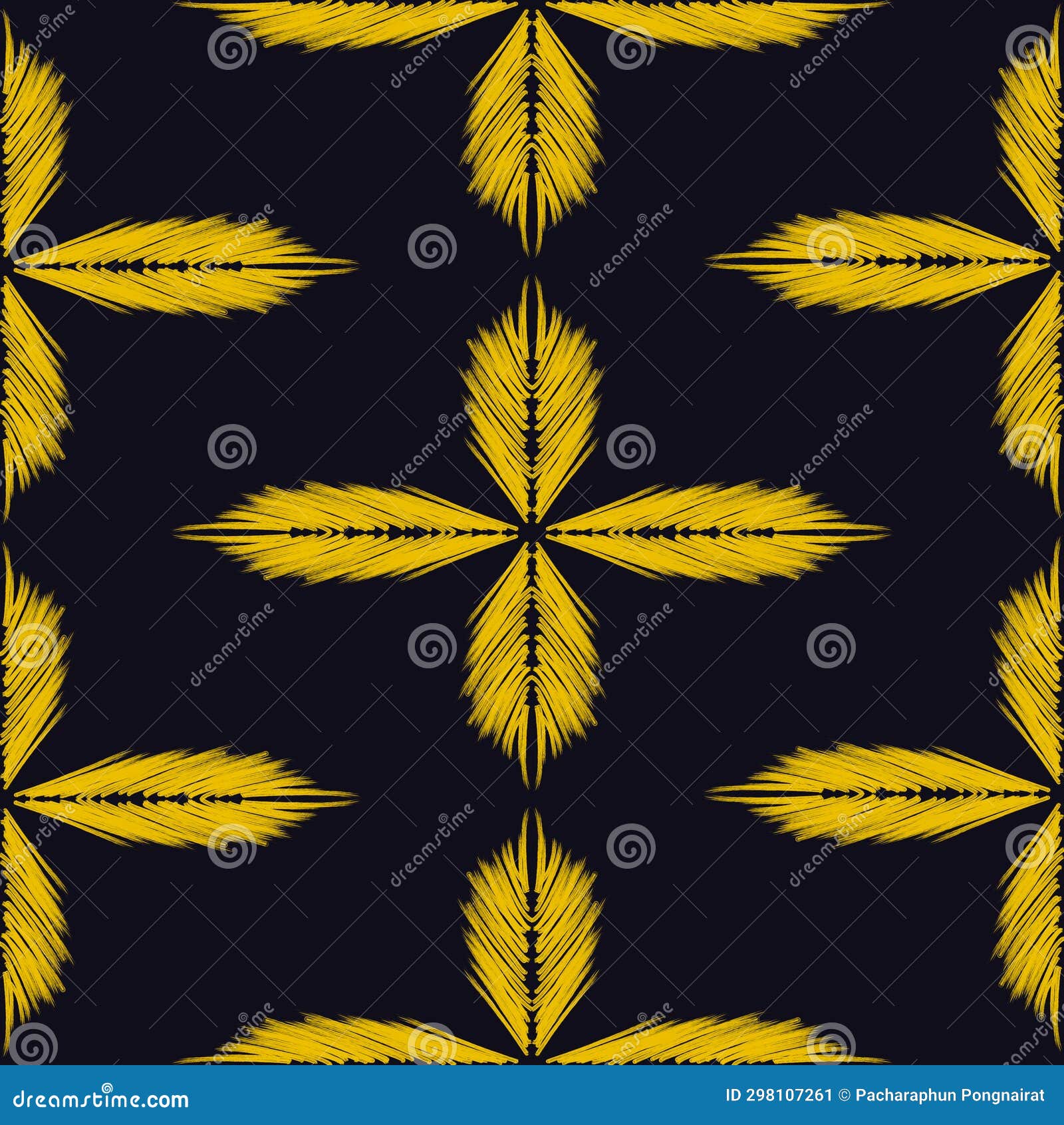 Seamless Pattern.ethnic Oriental Pattern Traditional on Black ...