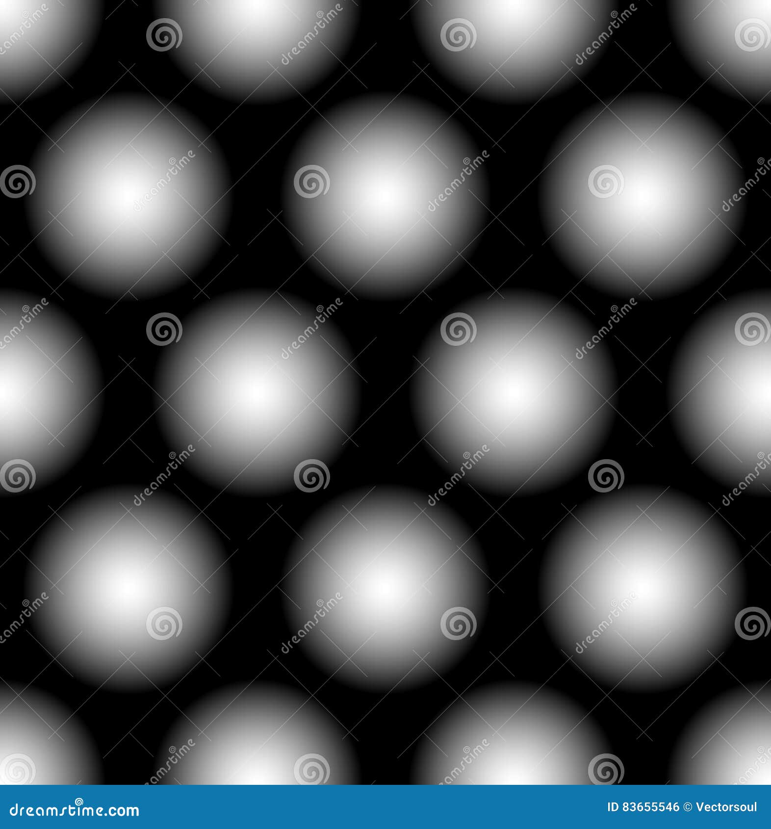 Faded Circles Seamless Pattern Trend Vector Red Enigmatic Abstract ...