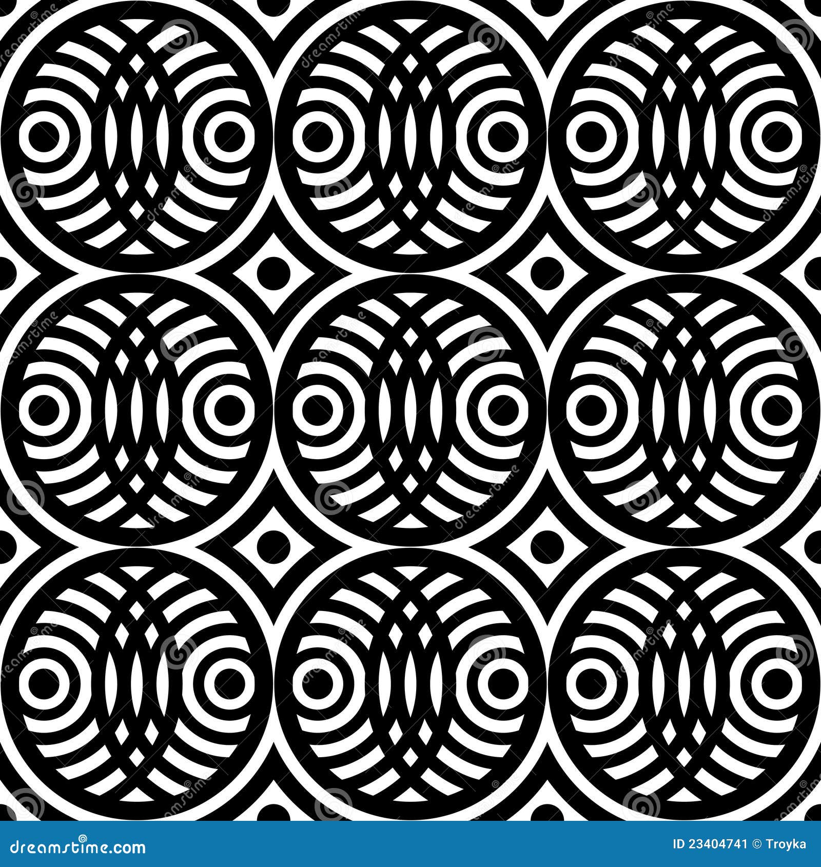 Seamless Pattern with Fancy Design. Stock Vector - Illustration of ...