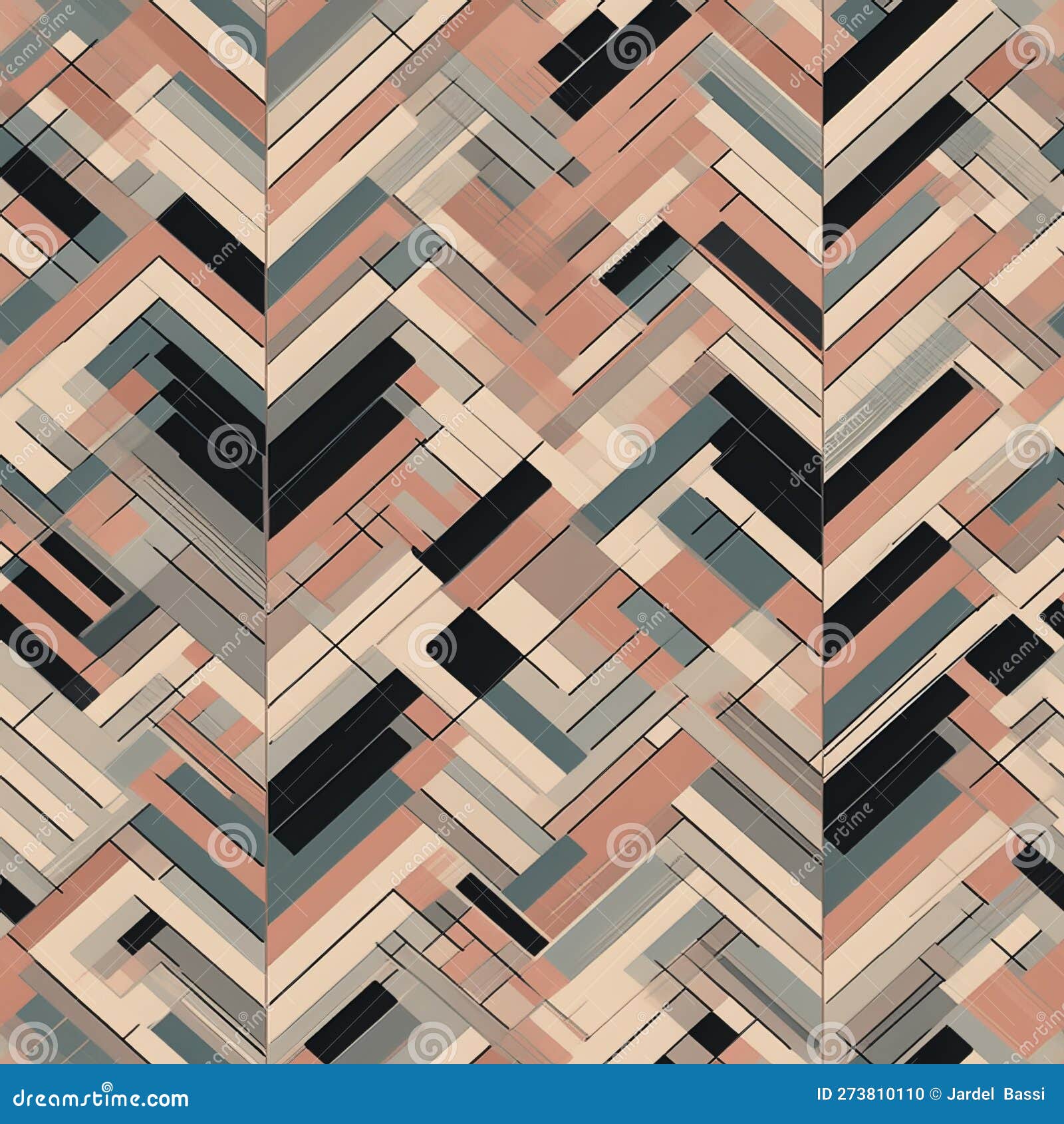 Seamless Classic Herringbone Pattern with a Modern Twist Stock ...