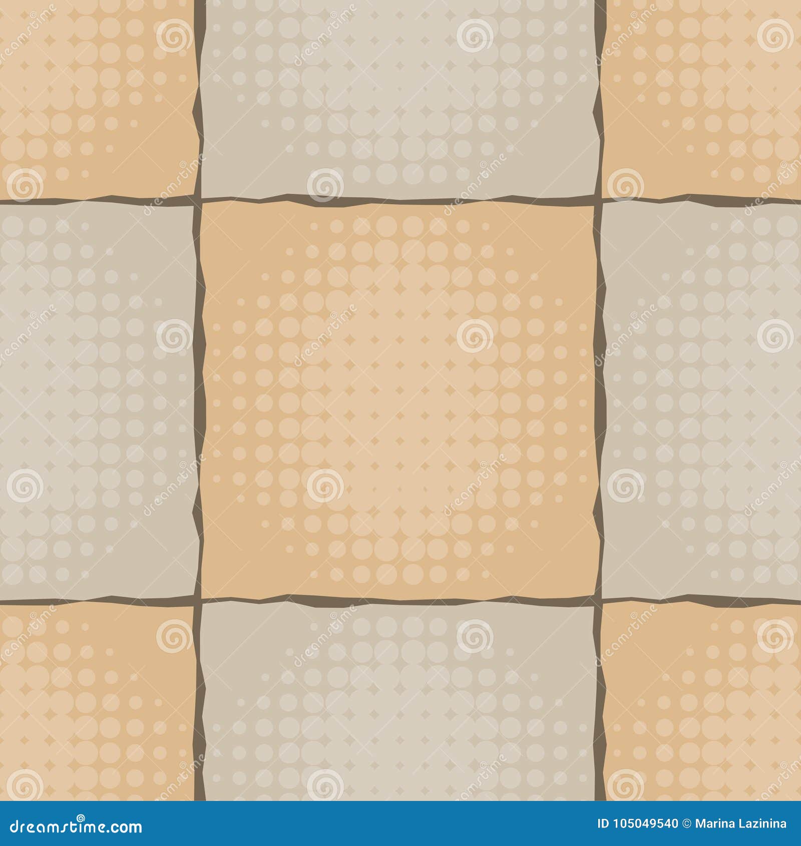 Seamless Pattern. Festive Brown Kraft Wrapping Paper. Texture Kraft ...