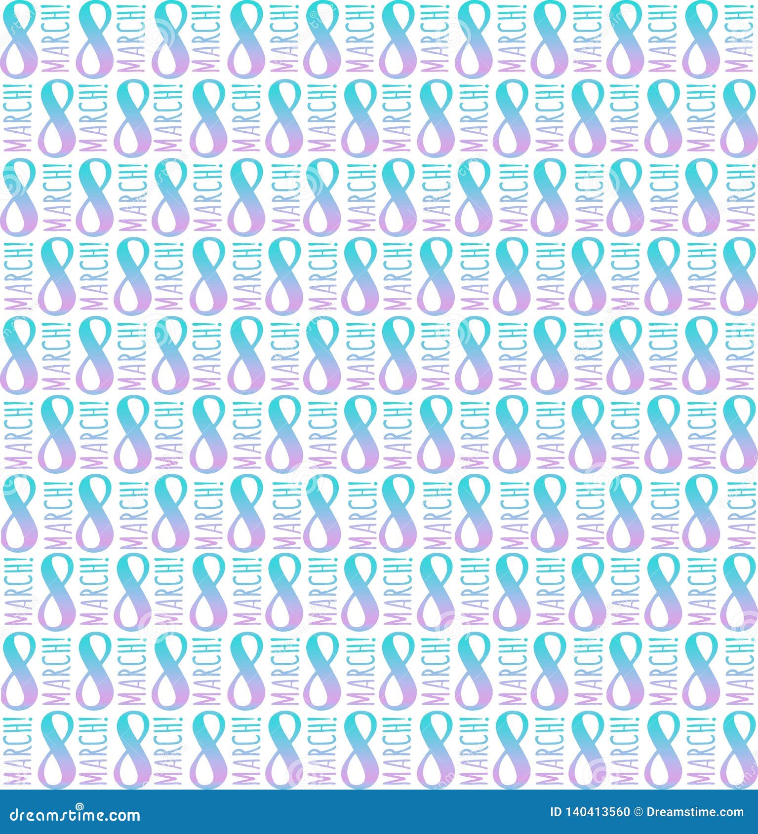 Seamless Pattern.Festive March 8 Illustration Stock Illustration ...