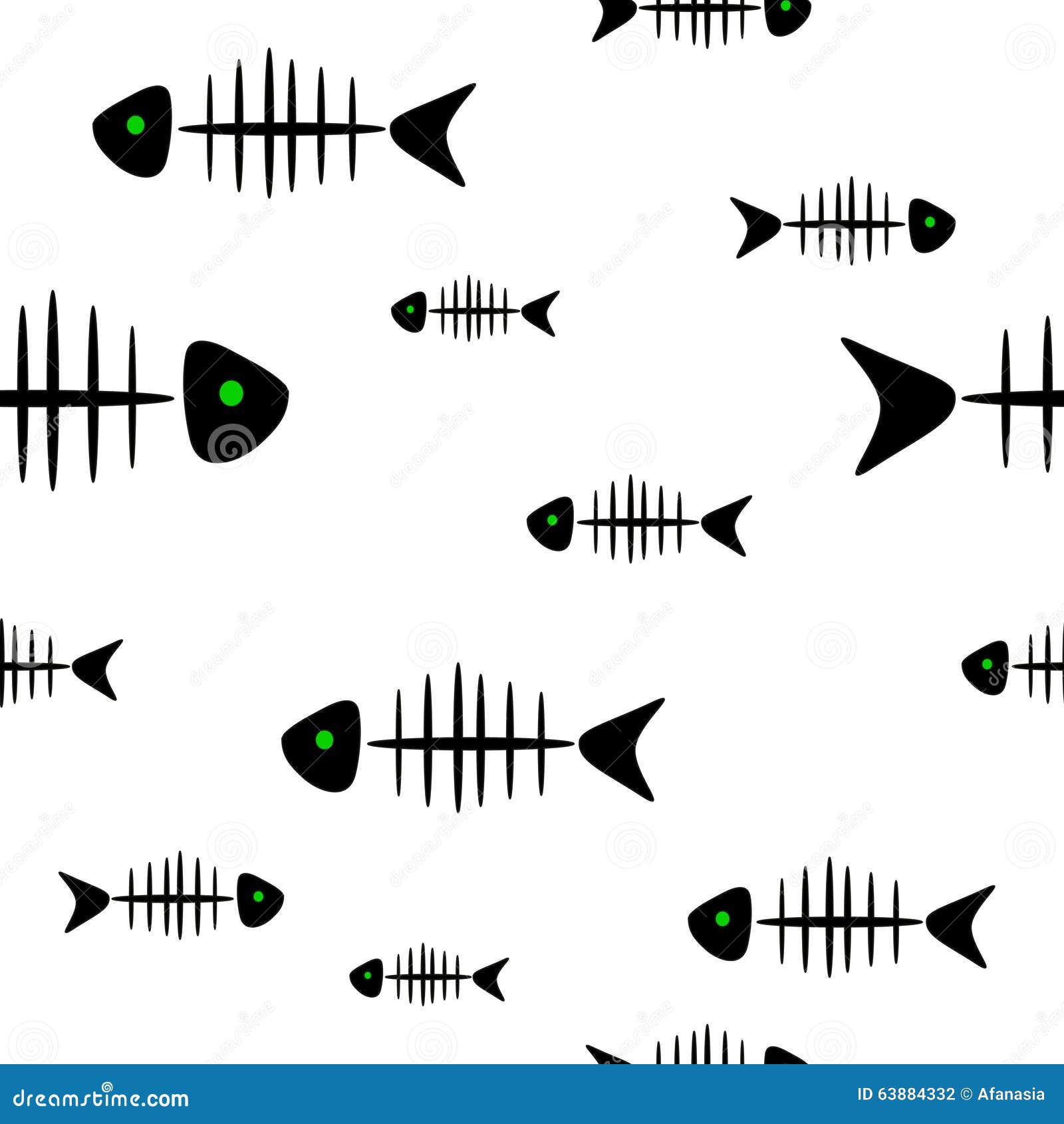 Fish Bones Icon On White Background. Simple Element Illustration From ...