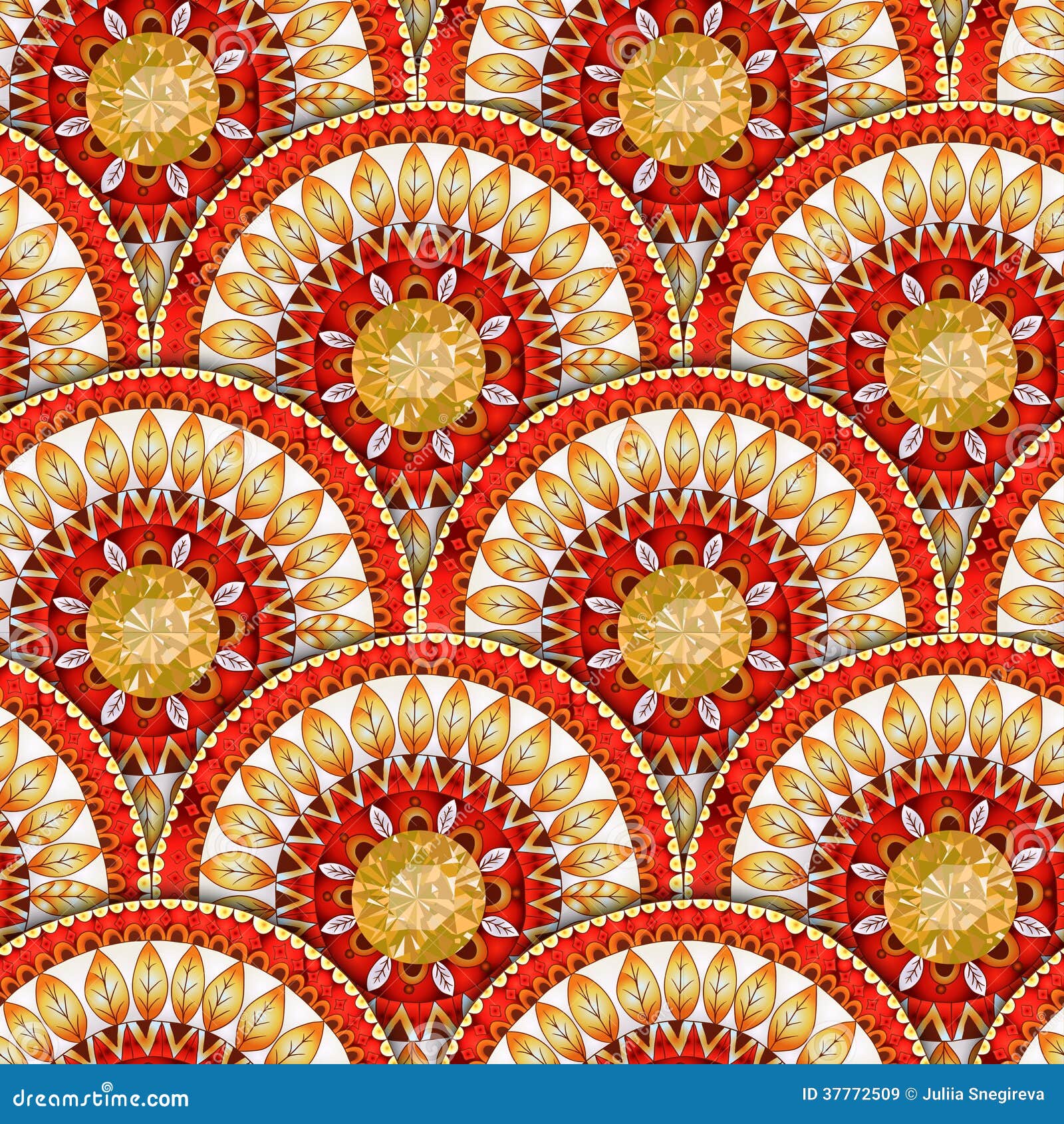 Seamless Pattern in Fish Scale Design. Stock Illustration ...