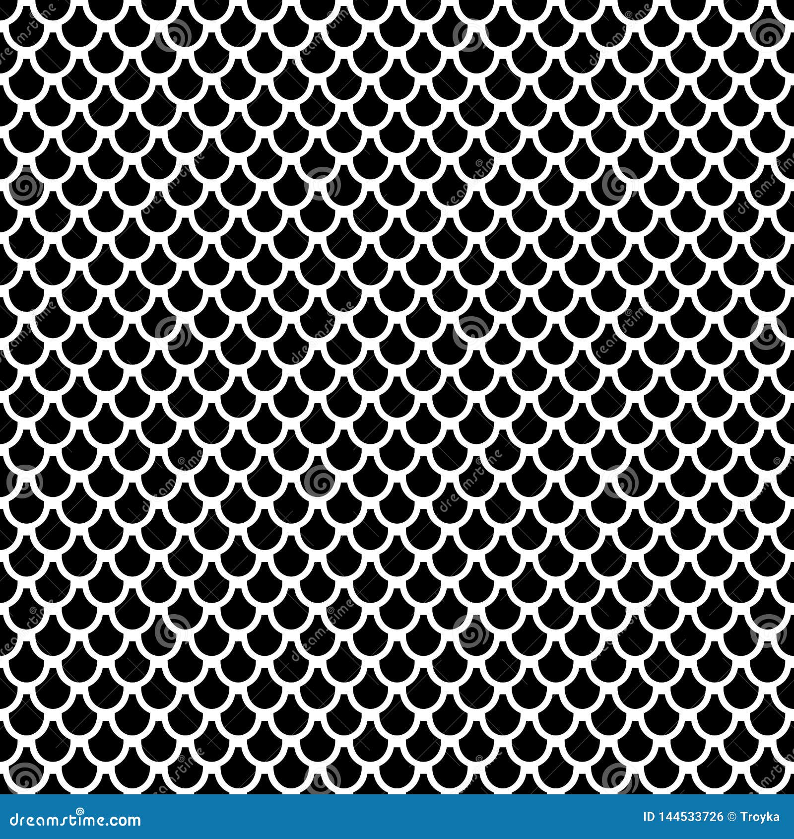 Seamless Pattern in Fish Scale Design Stock Vector - Illustration of ...