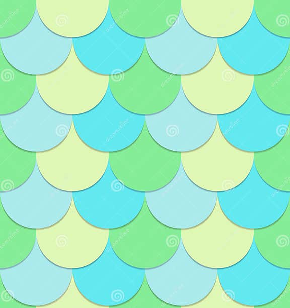 Seamless Pattern Fish Scales Stock Illustration - Illustration of shape ...