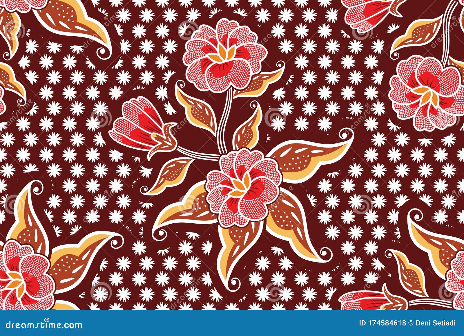 Indonesian Flower Patterns