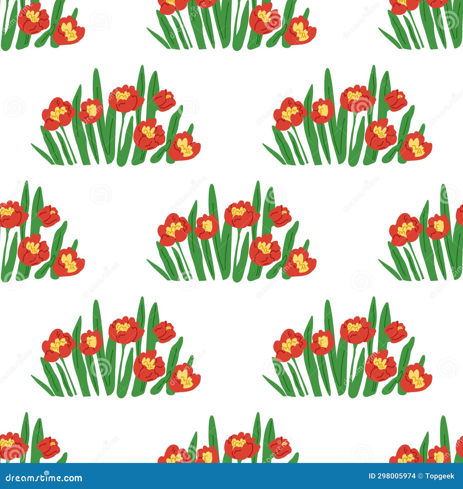 Seamless Pattern Flowers. the Endless Repetition Seamless Pattern ...
