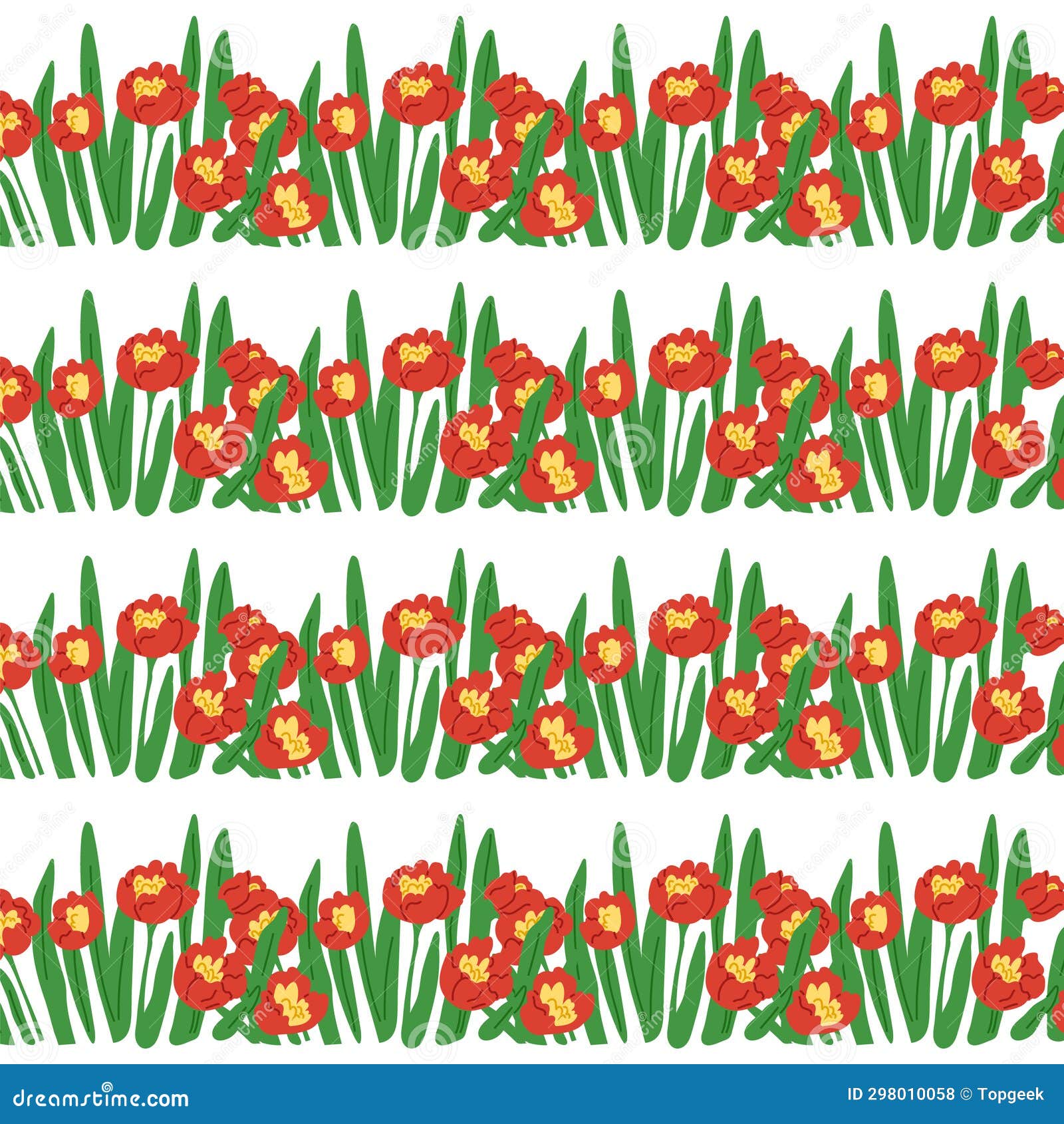 Seamless Pattern Flowers. the Repetitive Nature Seamless Design Created ...