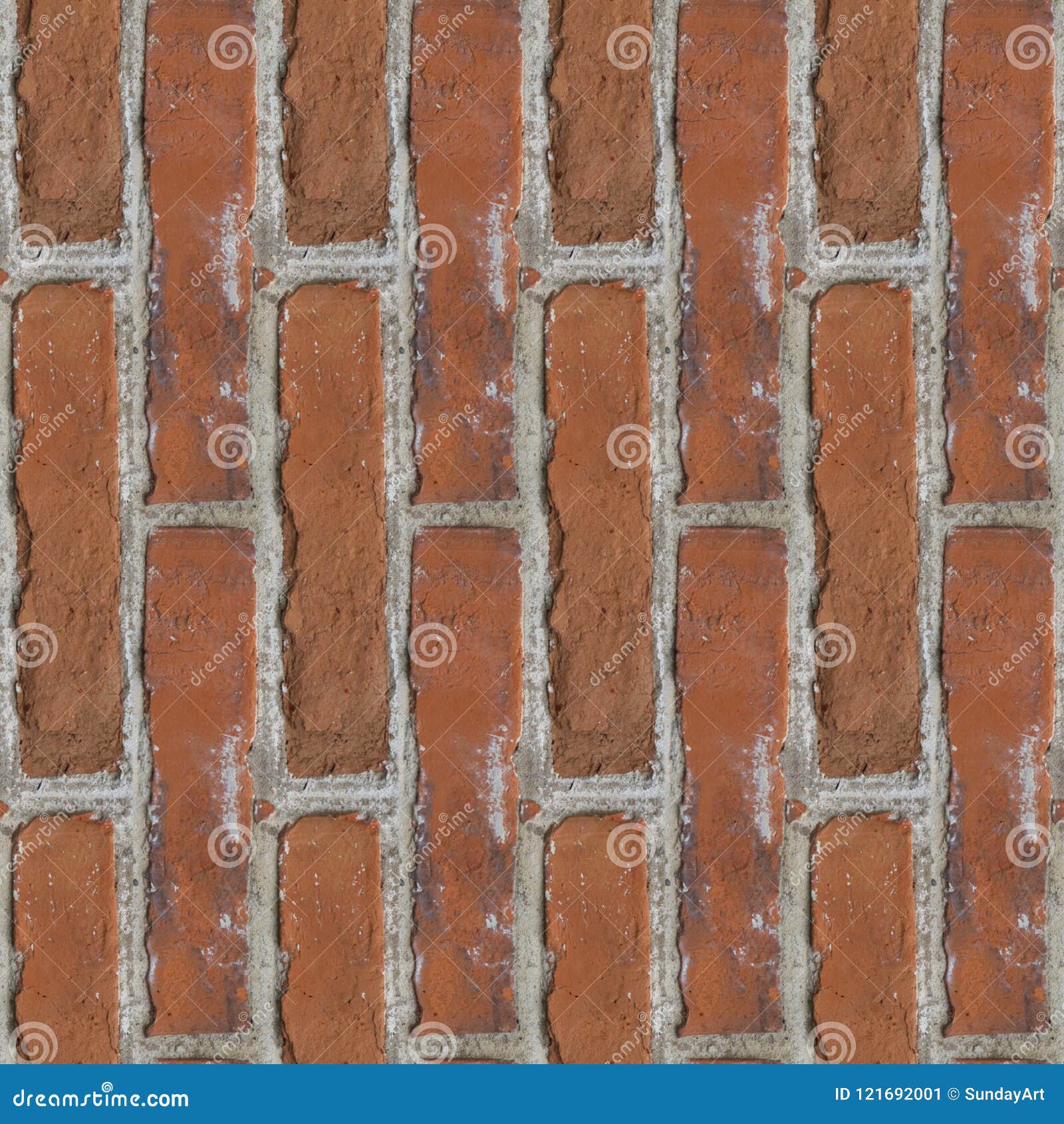Seamless Pattern with Red Old Bricks Stock Image - Image of ...